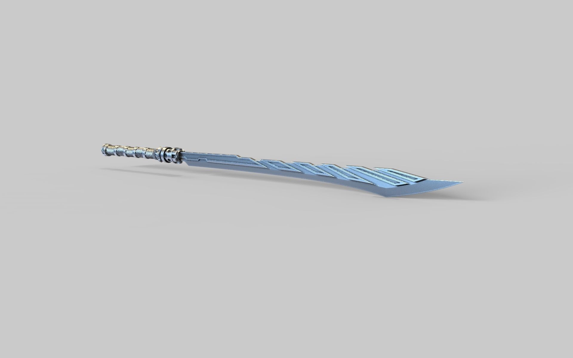 katana steampunk 3D print model 3D model 3D printable | CGTrader