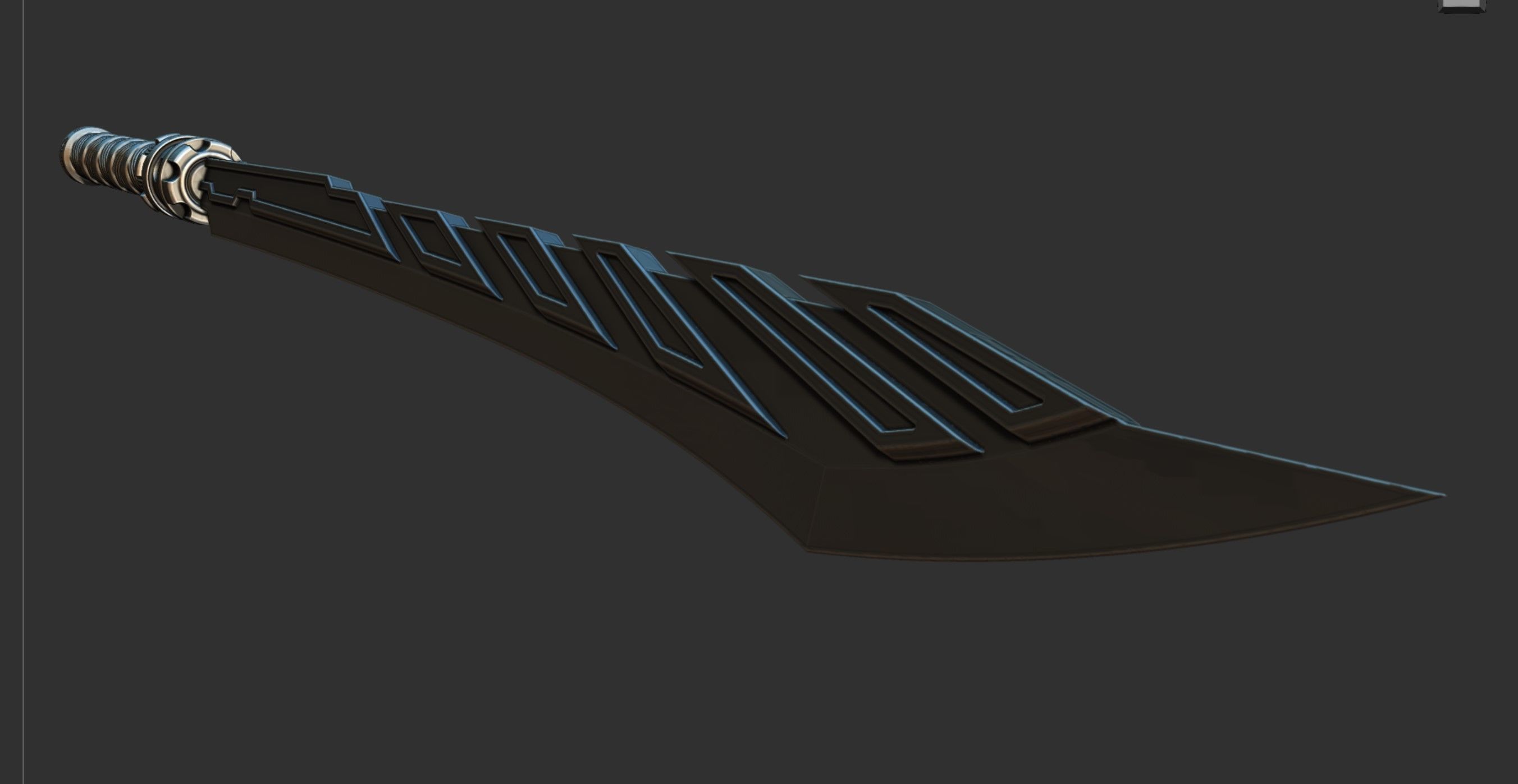 katana steampunk 3D print model 3D model 3D printable | CGTrader