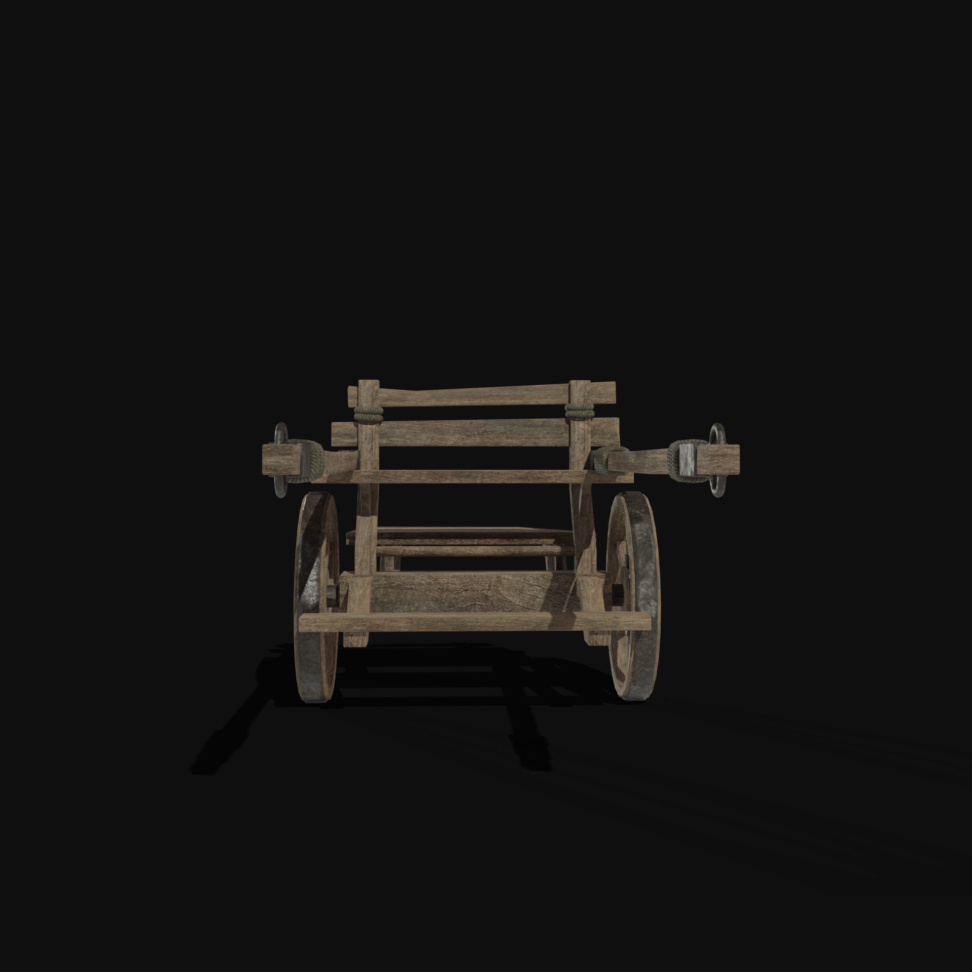 3D model CHARIOT CART CAR WAGON TRAILER HORSE CARRIAGE HARNESS ...