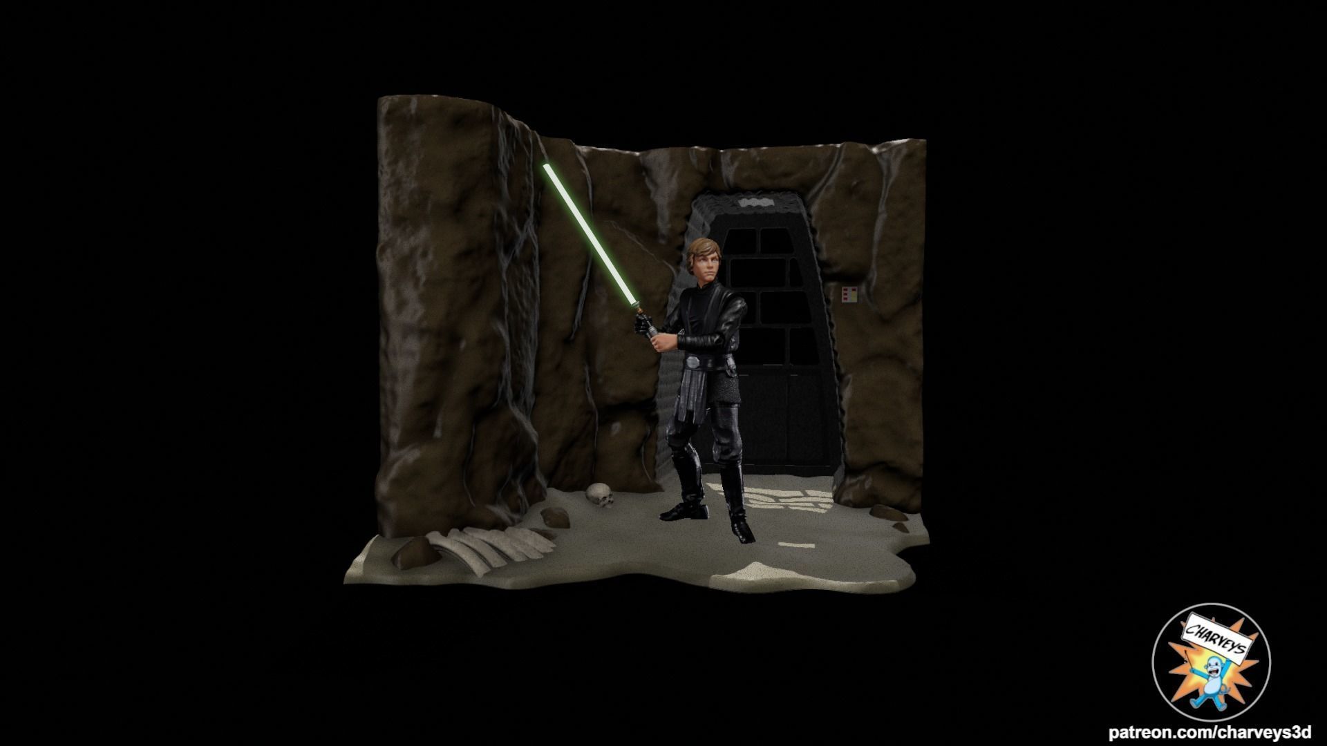 Star Wars Rancor Pit diorama for action figures 3D model 3D printable ...