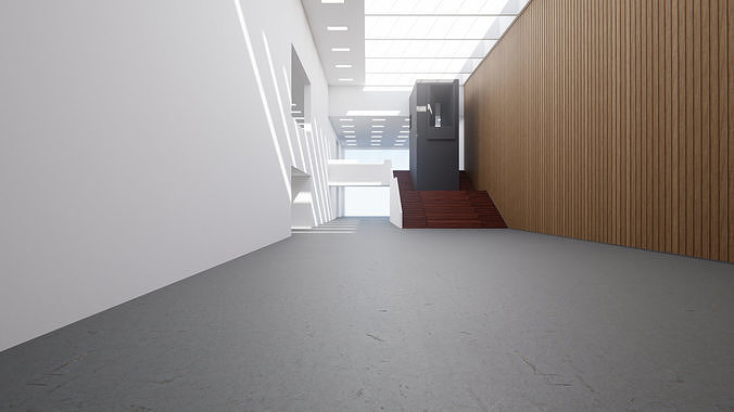 3D model Art Museum Gallery Interior 39 VR / AR / low-poly | CGTrader