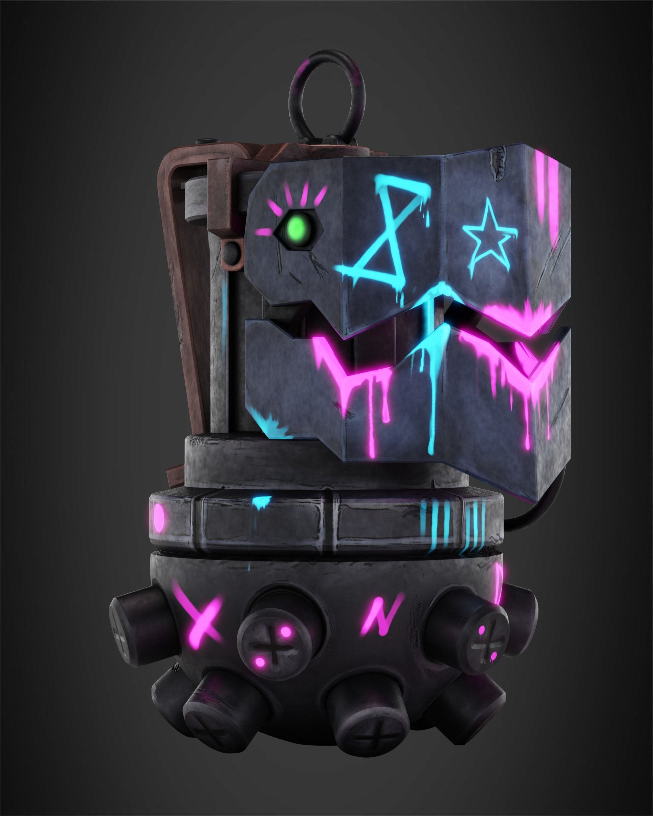 Arcane Jinx Bomb for Cosplay 3D model 3D printable | CGTrader