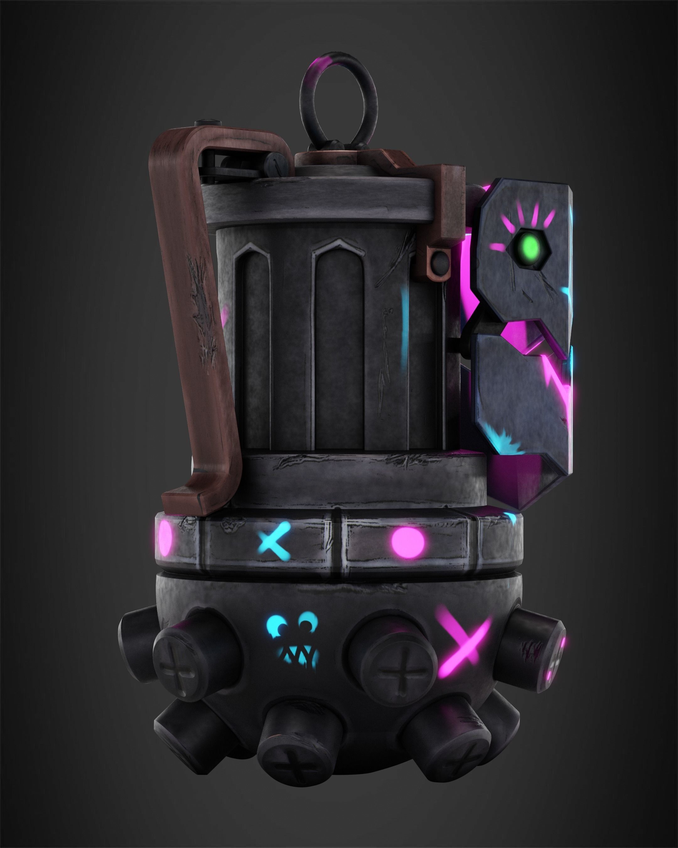 Arcane Jinx Bomb for Cosplay 3D model 3D printable | CGTrader