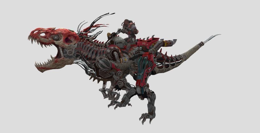 Mecha T-Rex 3D model animated rigged | CGTrader