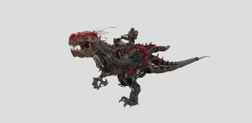 Mecha T-Rex 3D model animated rigged | CGTrader