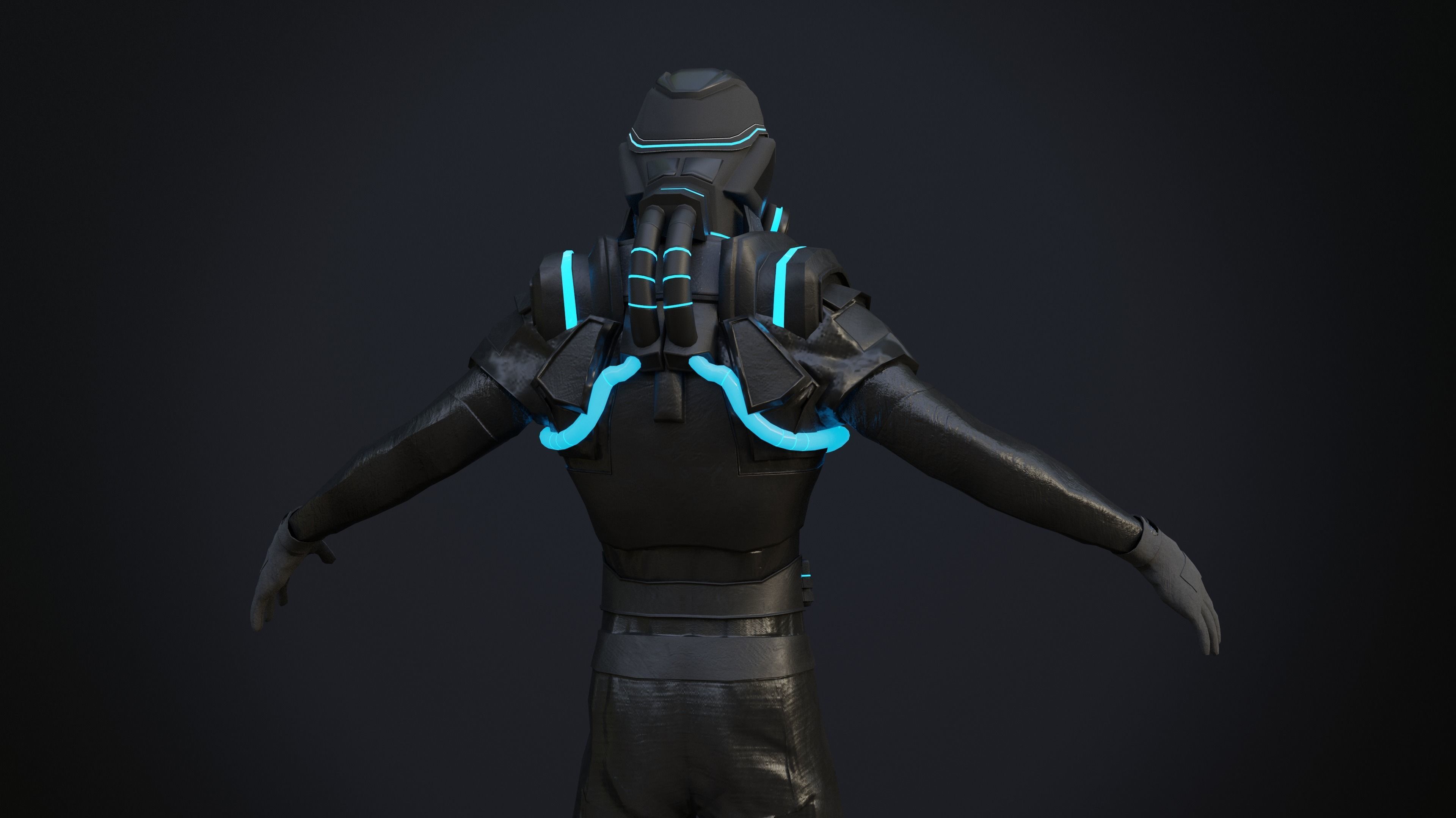 3D model scifi soldier VR / AR / low-poly | CGTrader