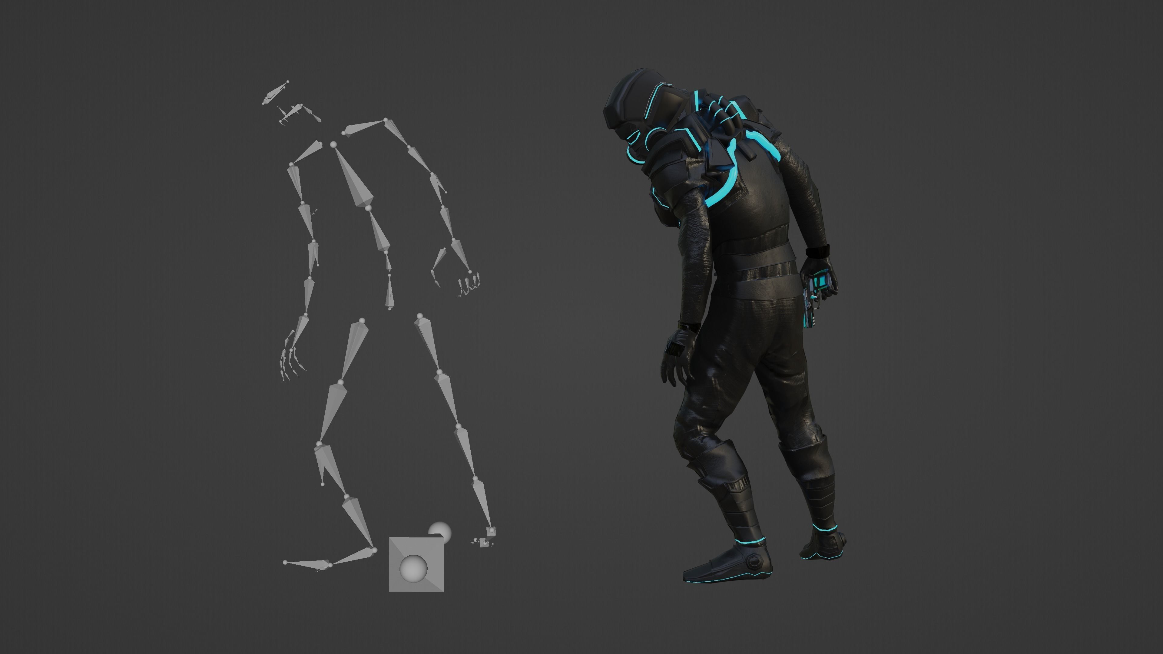 3D model scifi soldier VR / AR / low-poly | CGTrader