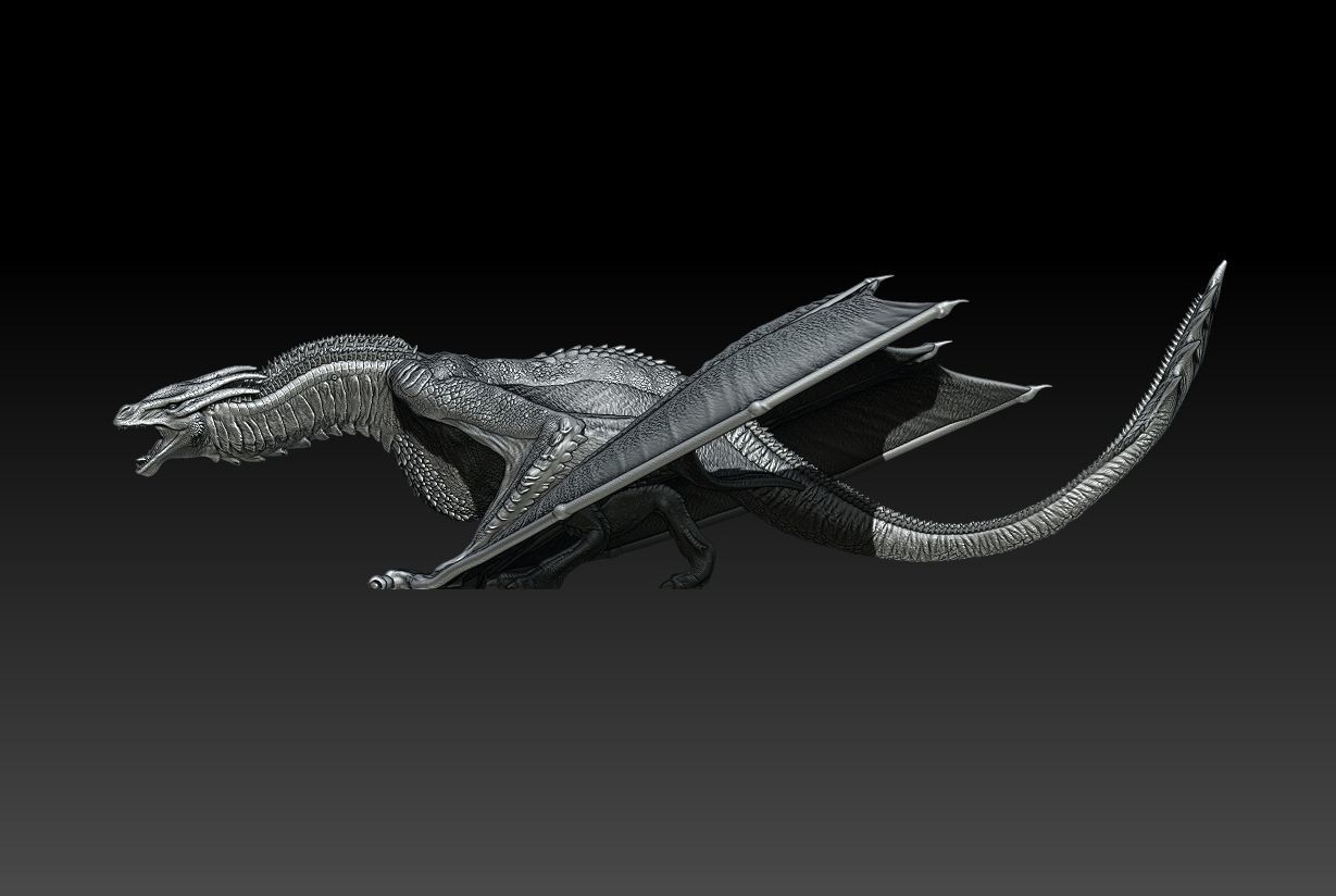 DRAGON MODEL 3D model 3D printable | CGTrader