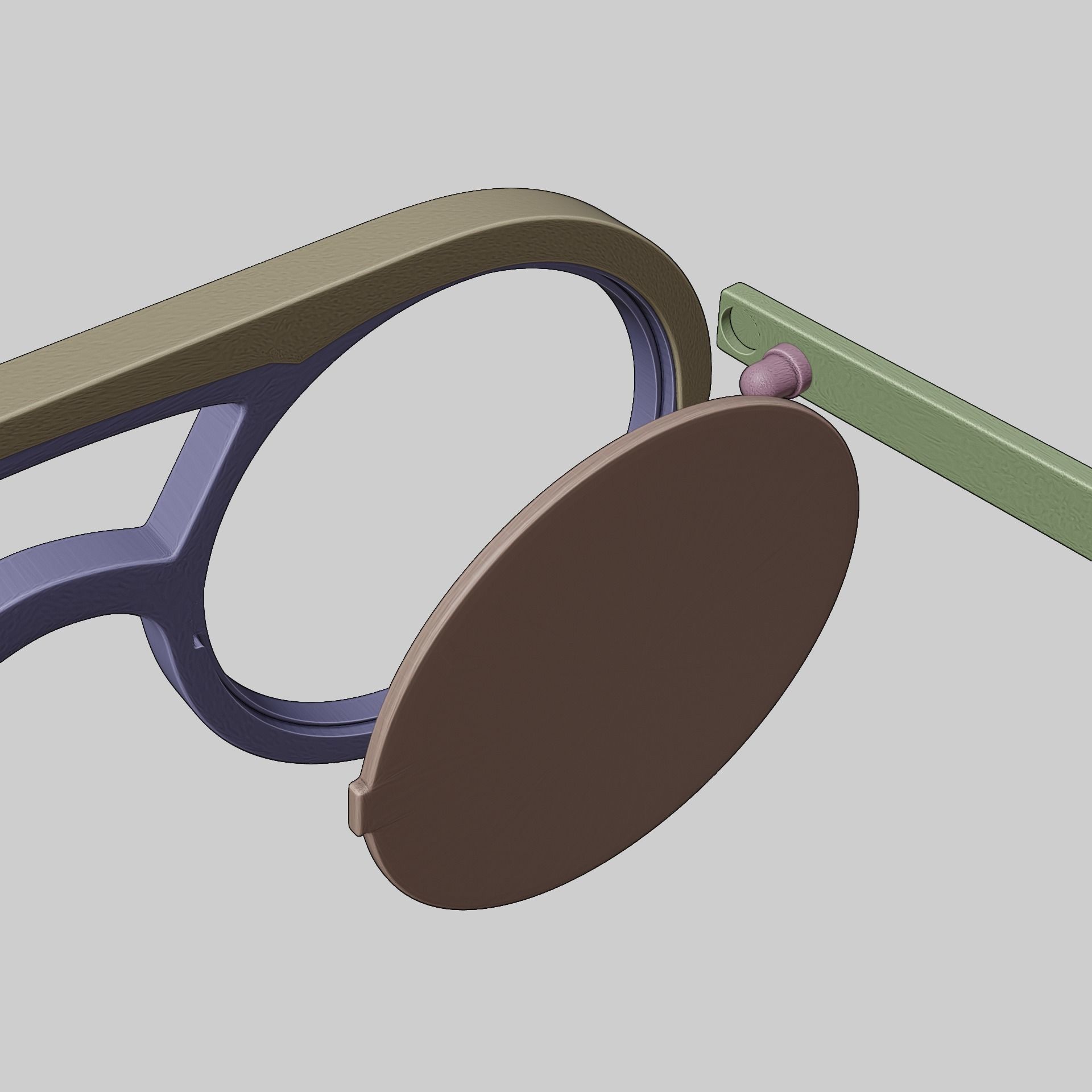 Ballistics SunGlasses 3D model 3D printable | CGTrader