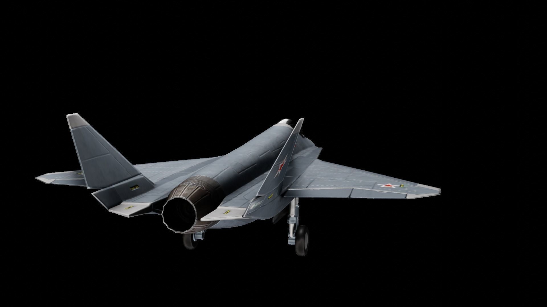 3D model Sukhoi Su-75 Checkmate Russian Concept Strike Fighter VR / AR ...