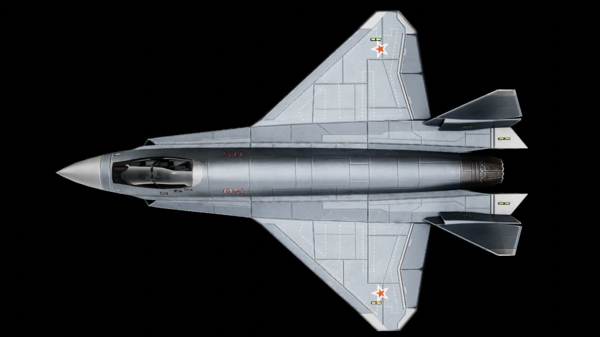 3D model Sukhoi Su-75 Checkmate Russian Concept Strike Fighter VR / AR ...