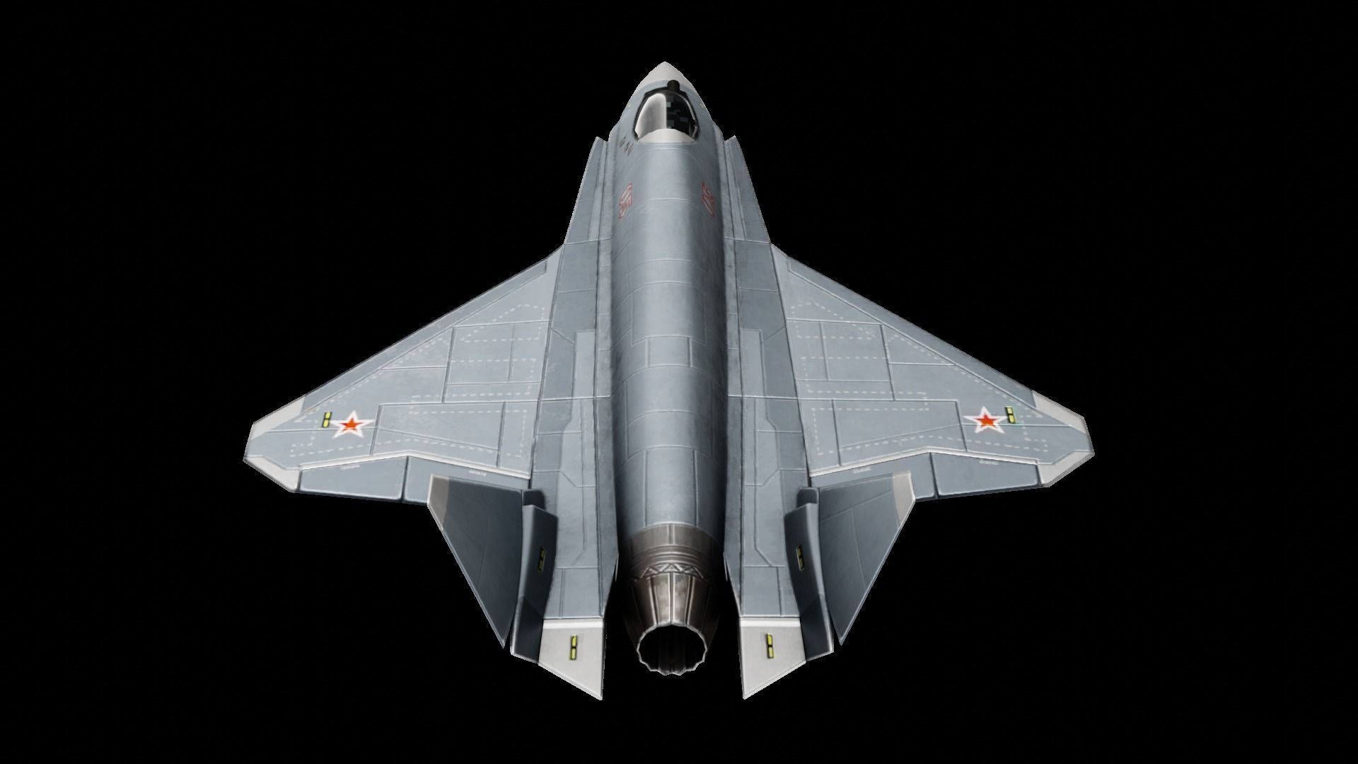 3D model Sukhoi Su-75 Checkmate Russian Concept Strike Fighter VR / AR ...