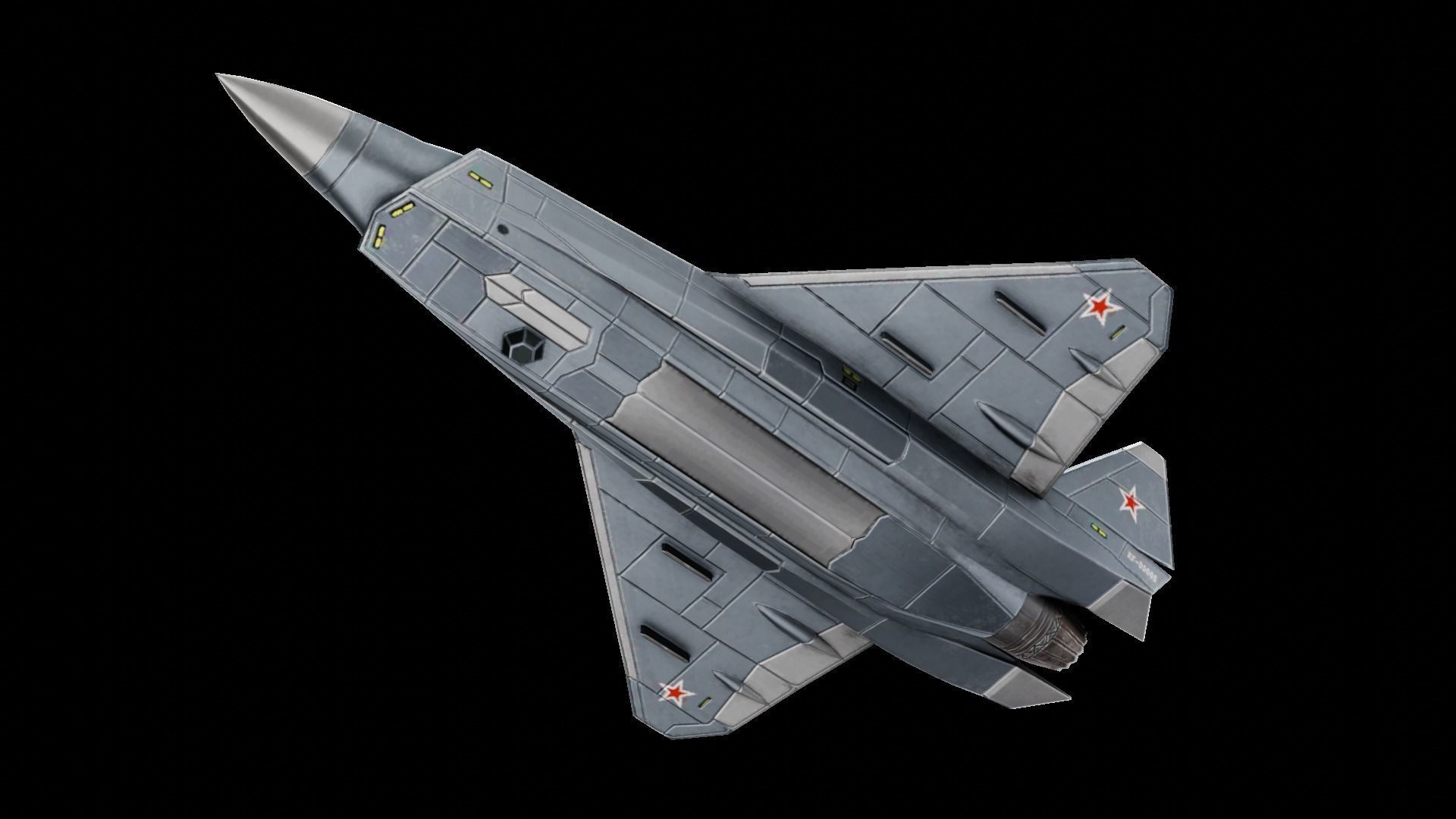 3D model Sukhoi Su-75 Checkmate Russian Concept Strike Fighter VR / AR ...
