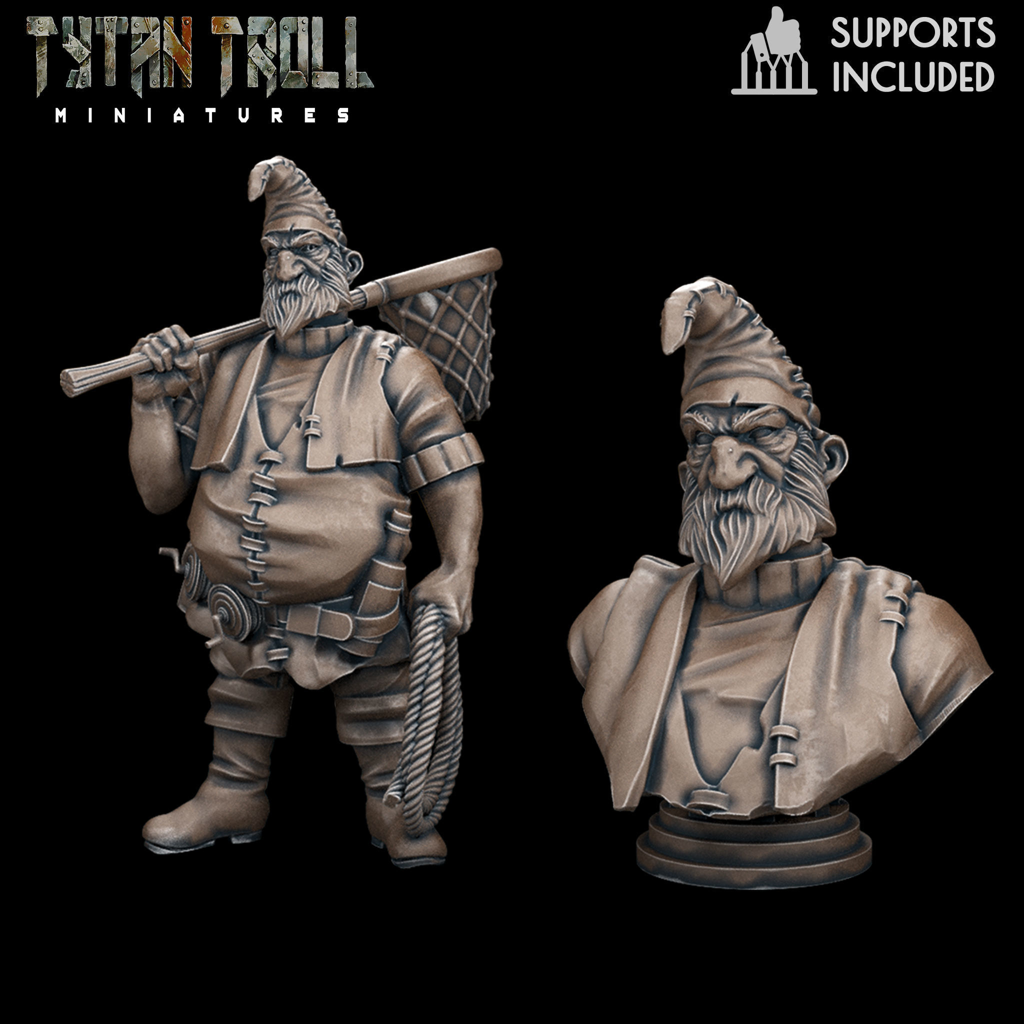 Curse of Strahd - Bluto Mini Bust Combo - Pre-Supported 3D model 3D ...