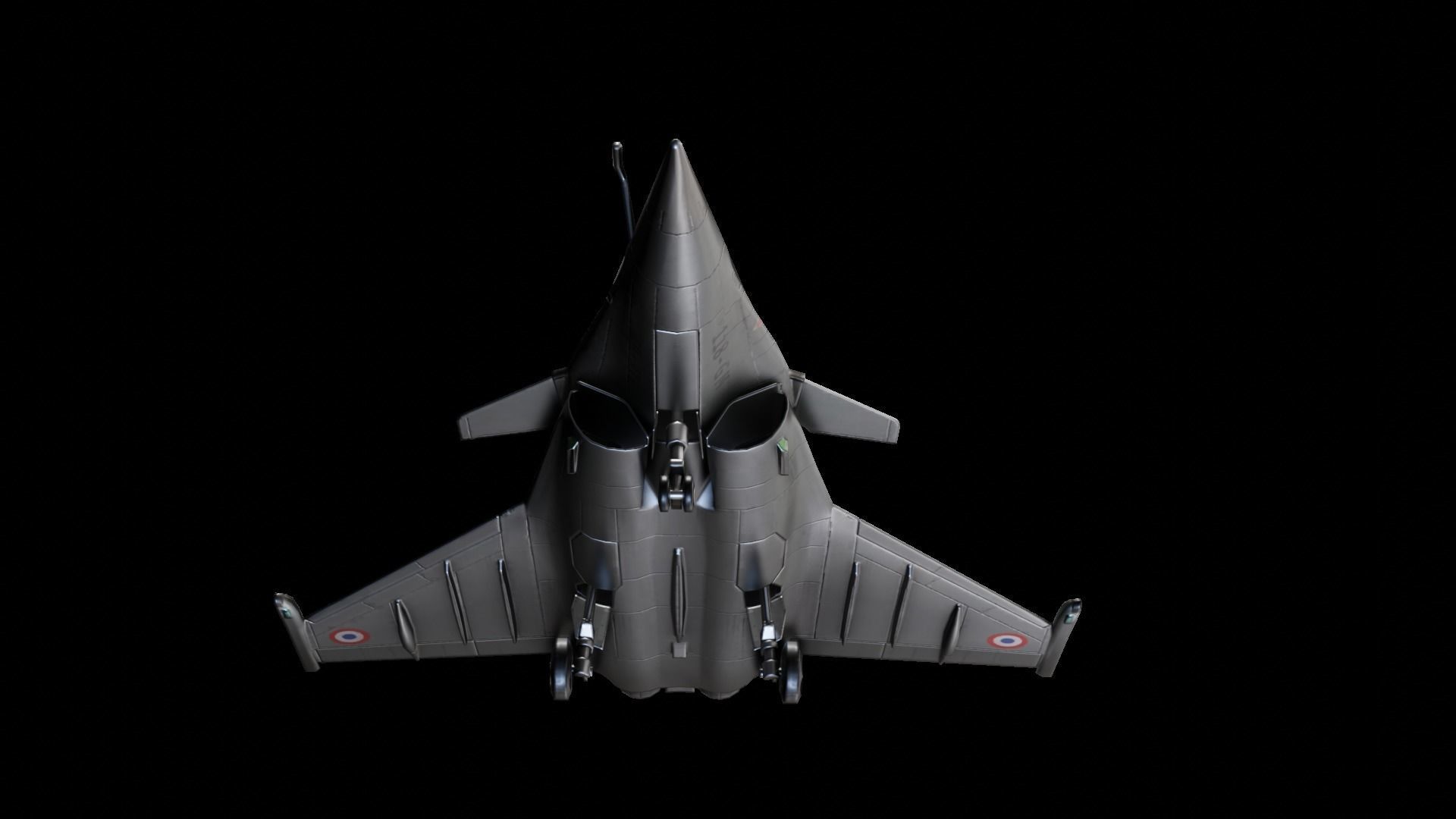 3D model Dassault Rafale- French Strike Fighter VR / AR / low-poly ...