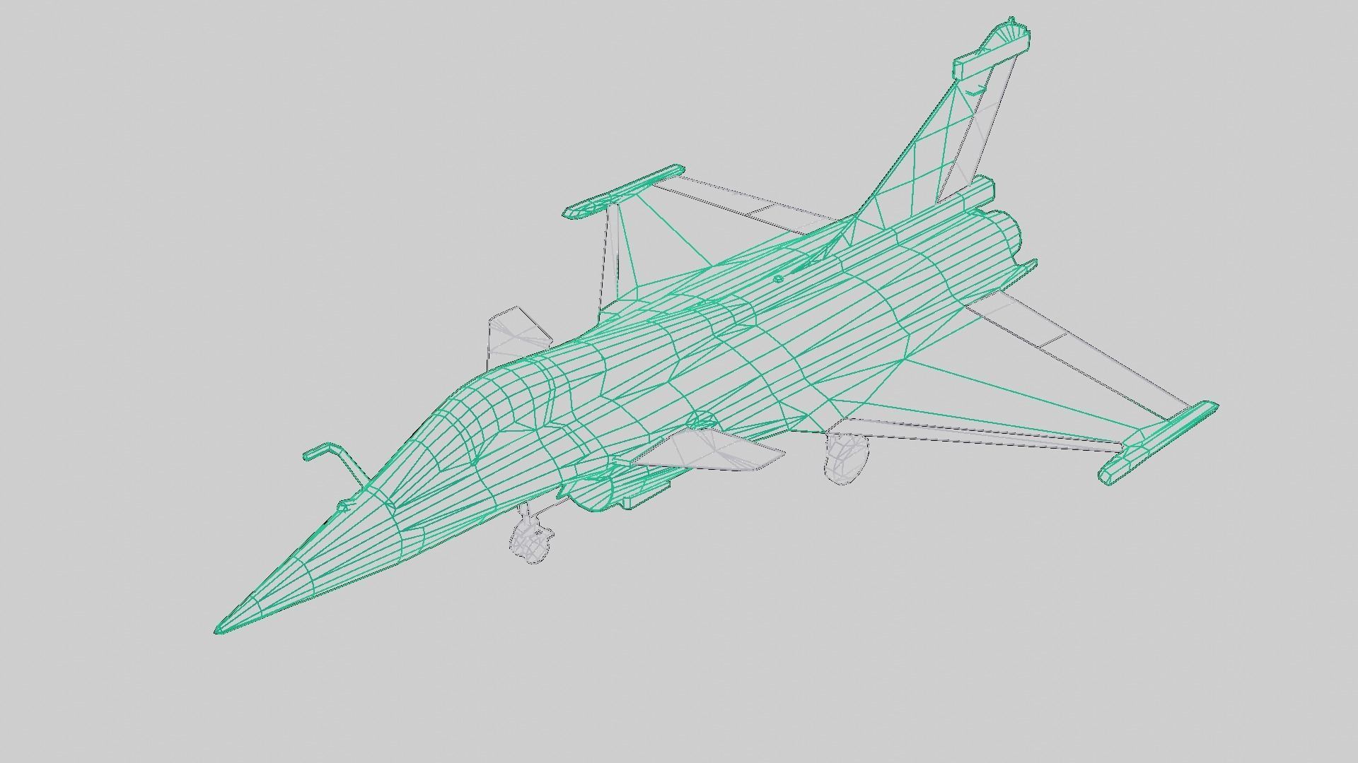 3D model Dassault Rafale- French Strike Fighter VR / AR / low-poly ...