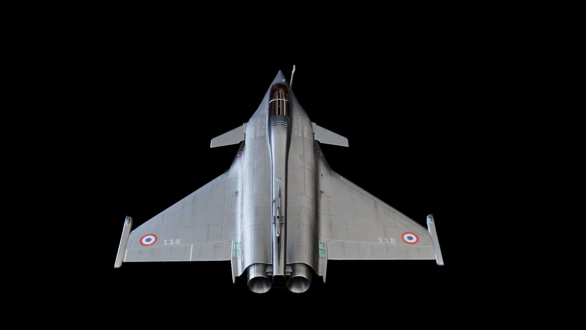 3D model Dassault Rafale- French Strike Fighter VR / AR / low-poly ...