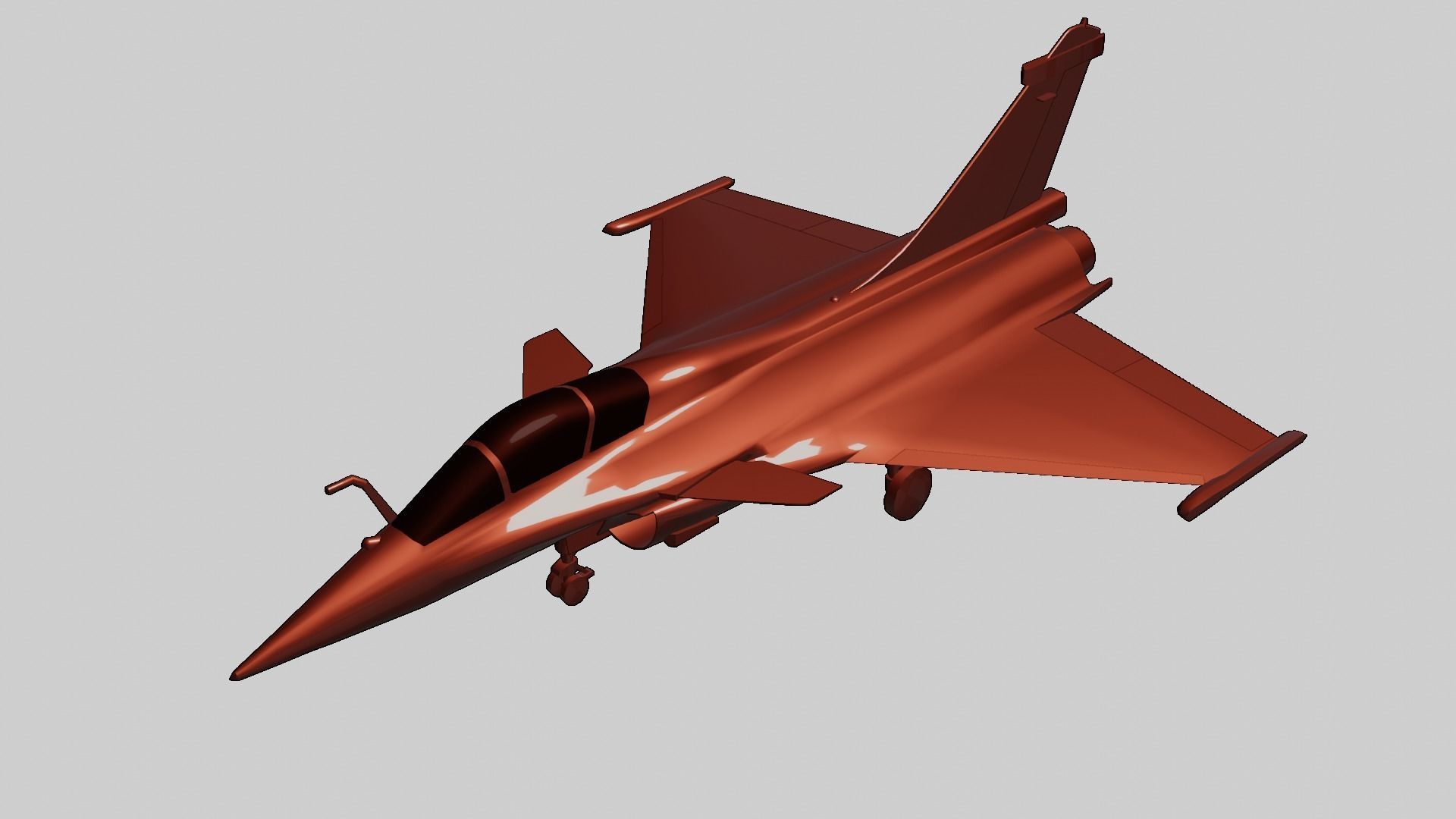 3D model Dassault Rafale- French Strike Fighter VR / AR / low-poly ...