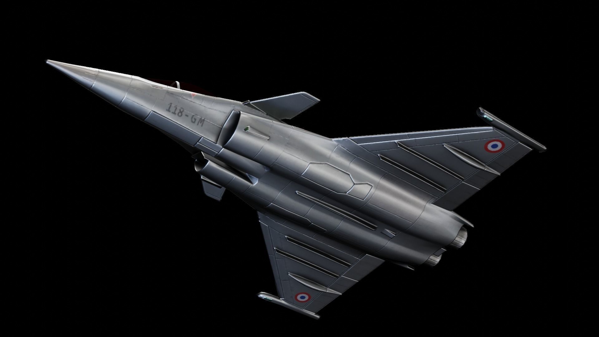 3D model Dassault Rafale- French Strike Fighter VR / AR / low-poly ...