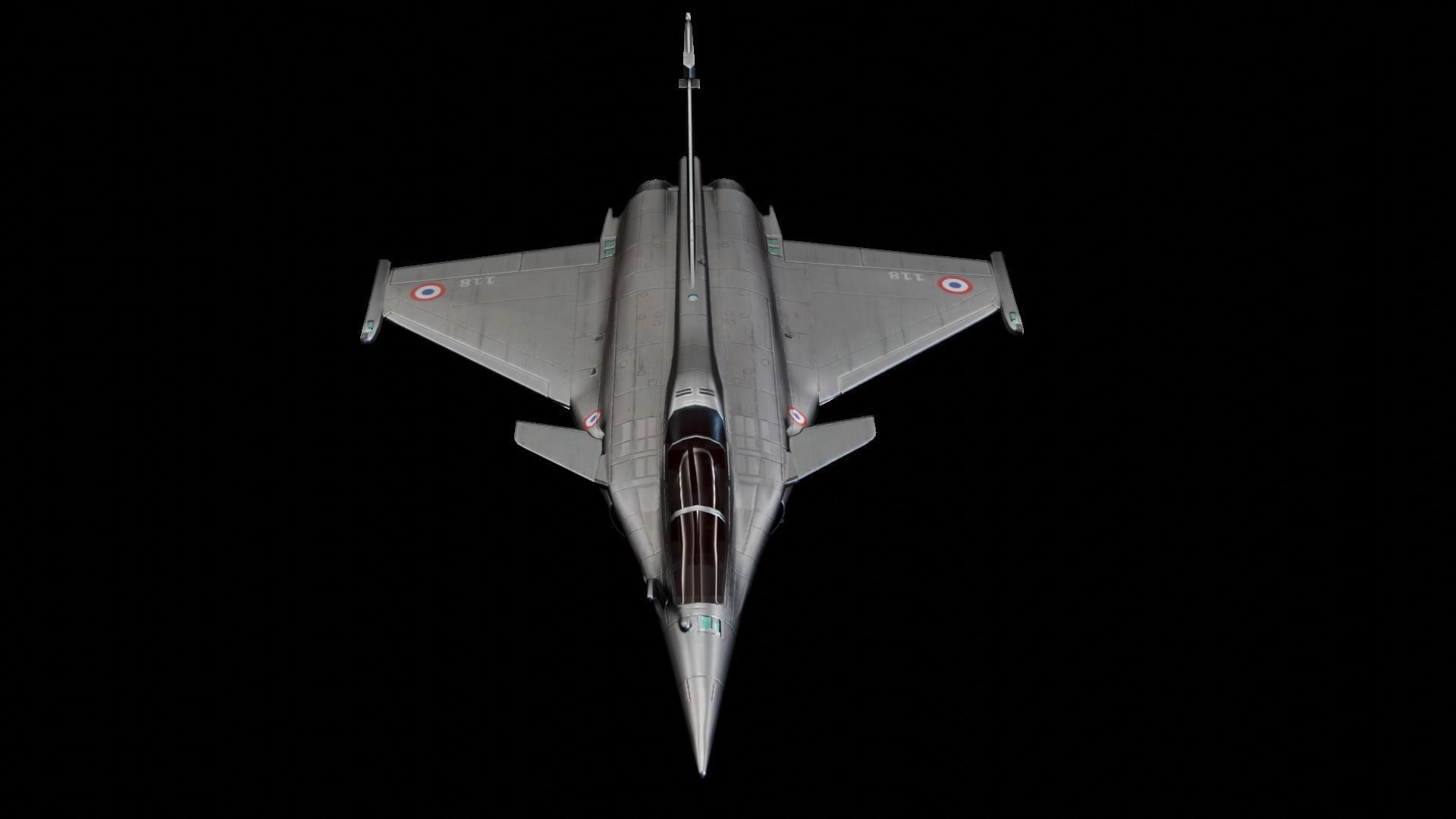 3D model Dassault Rafale- French Strike Fighter VR / AR / low-poly ...