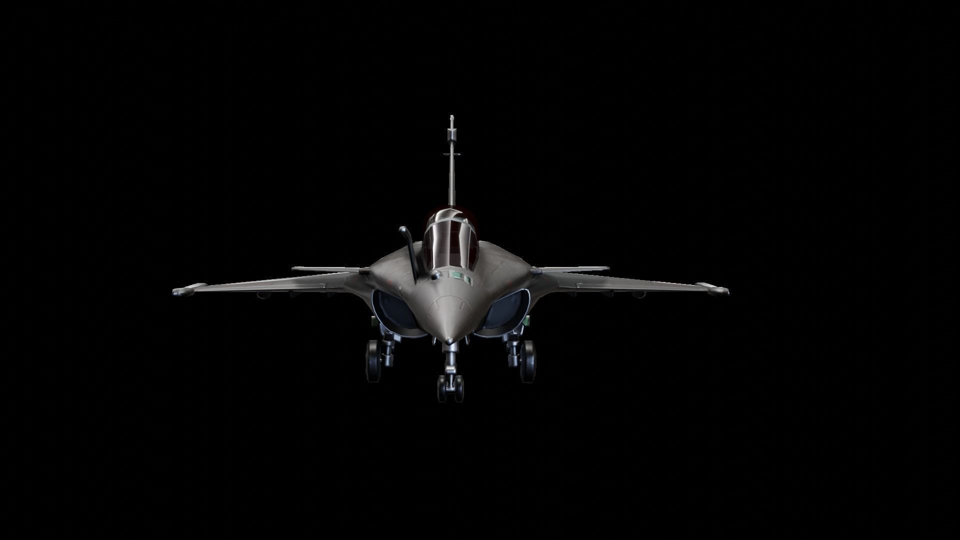 3D model Dassault Rafale- French Strike Fighter VR / AR / low-poly ...