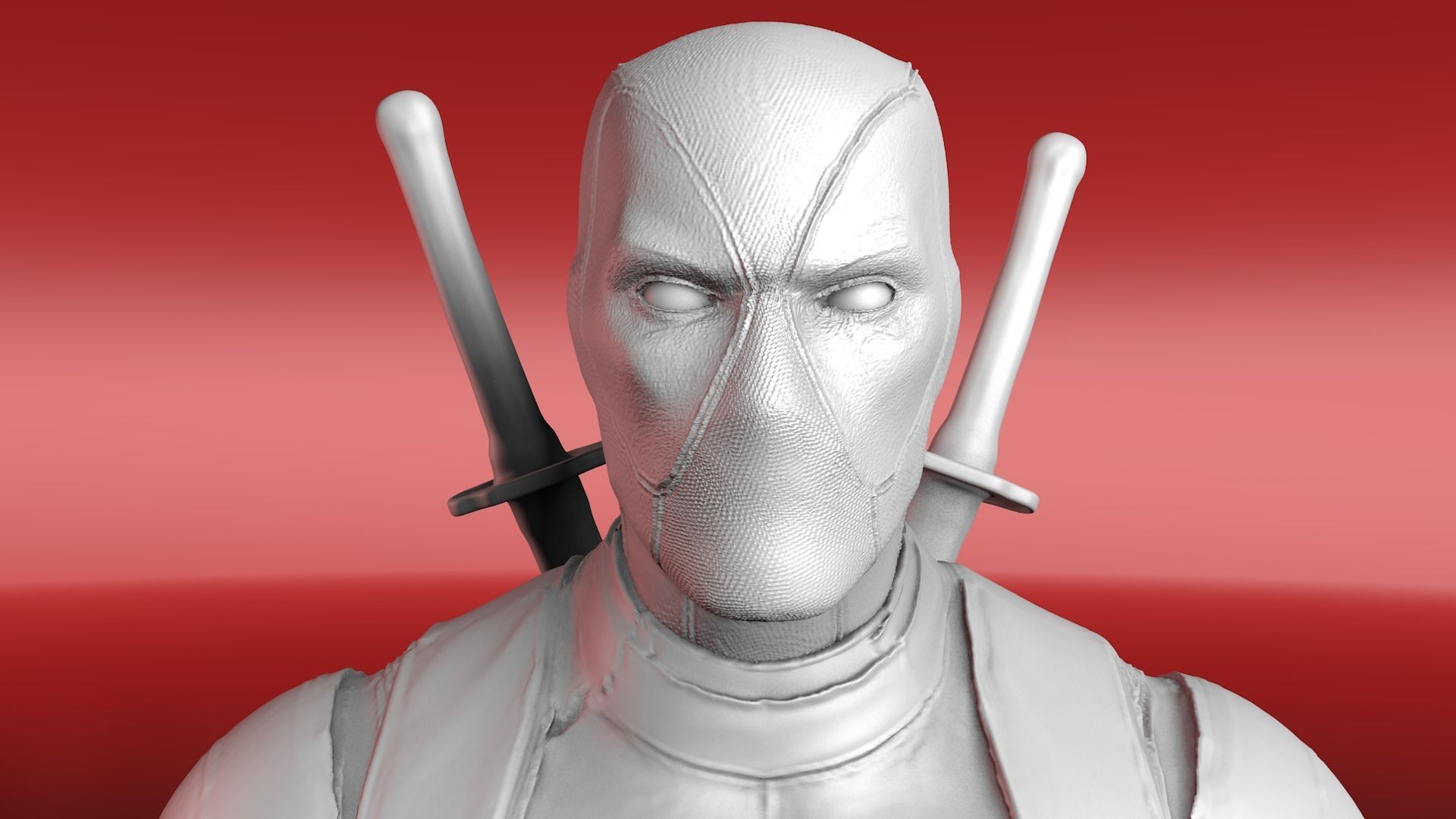 Deadpool 3d Printable STL 3D model 3D printable | CGTrader
