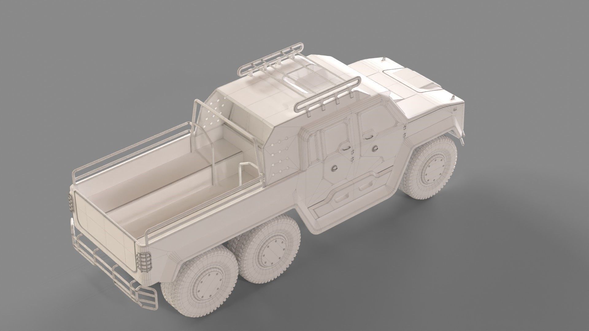 3D model Sci-fi Jeep VR / AR / low-poly | CGTrader