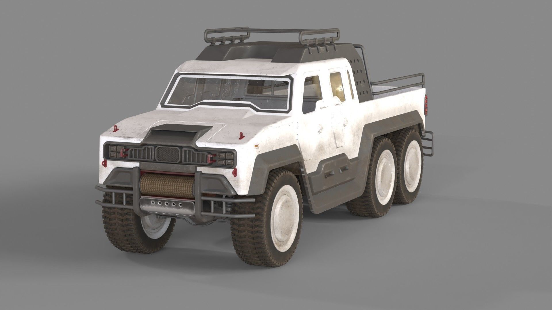3D model Sci-fi Jeep VR / AR / low-poly | CGTrader