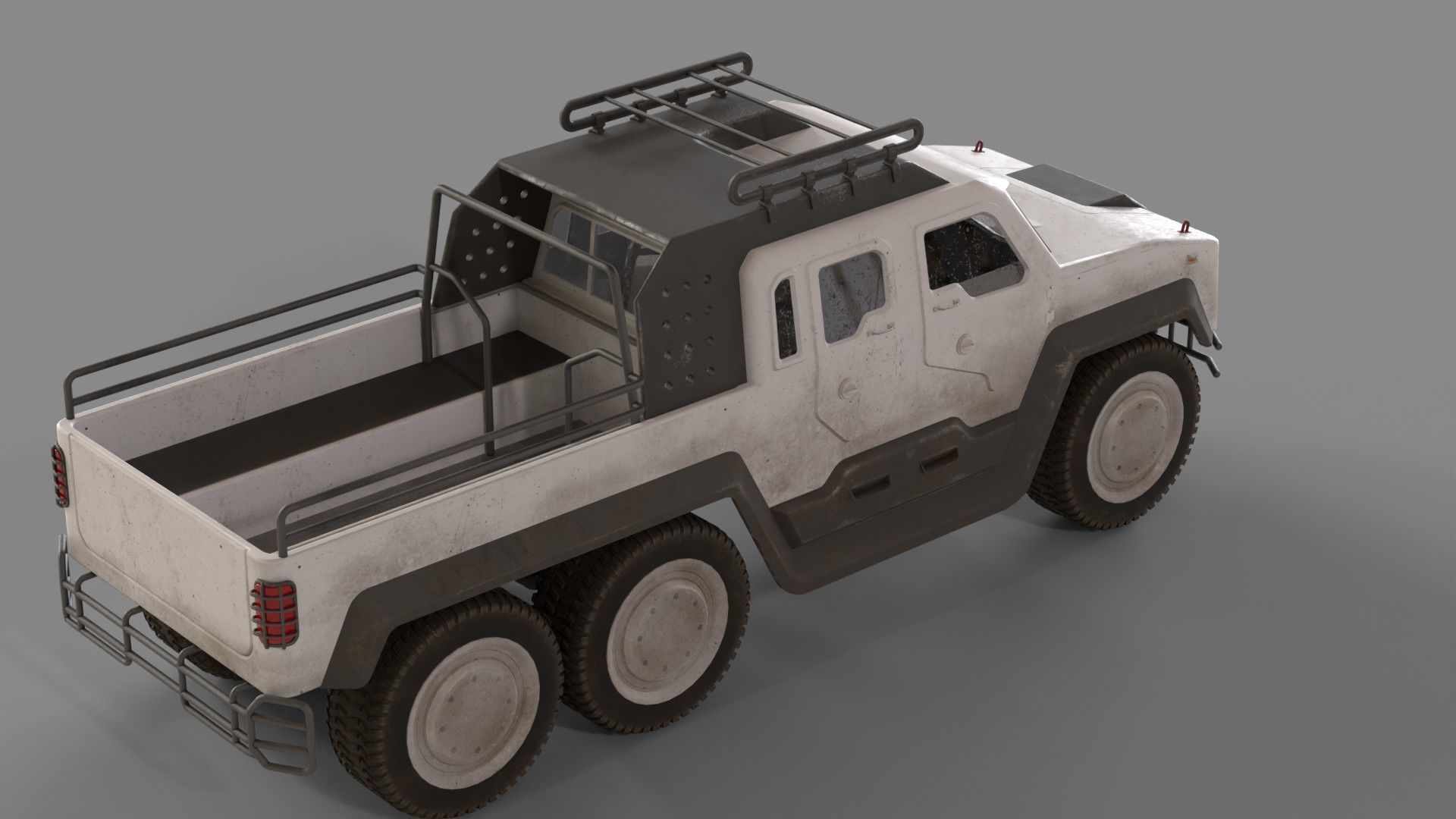 3D model Sci-fi Jeep VR / AR / low-poly | CGTrader