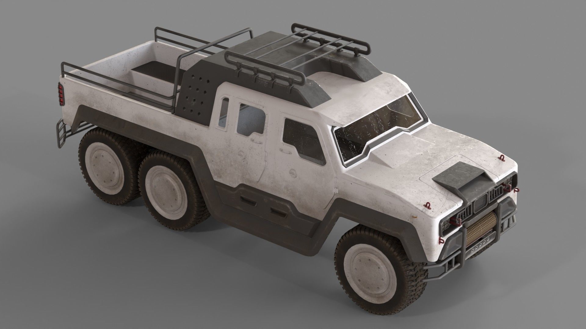 3D model Sci-fi Jeep VR / AR / low-poly | CGTrader