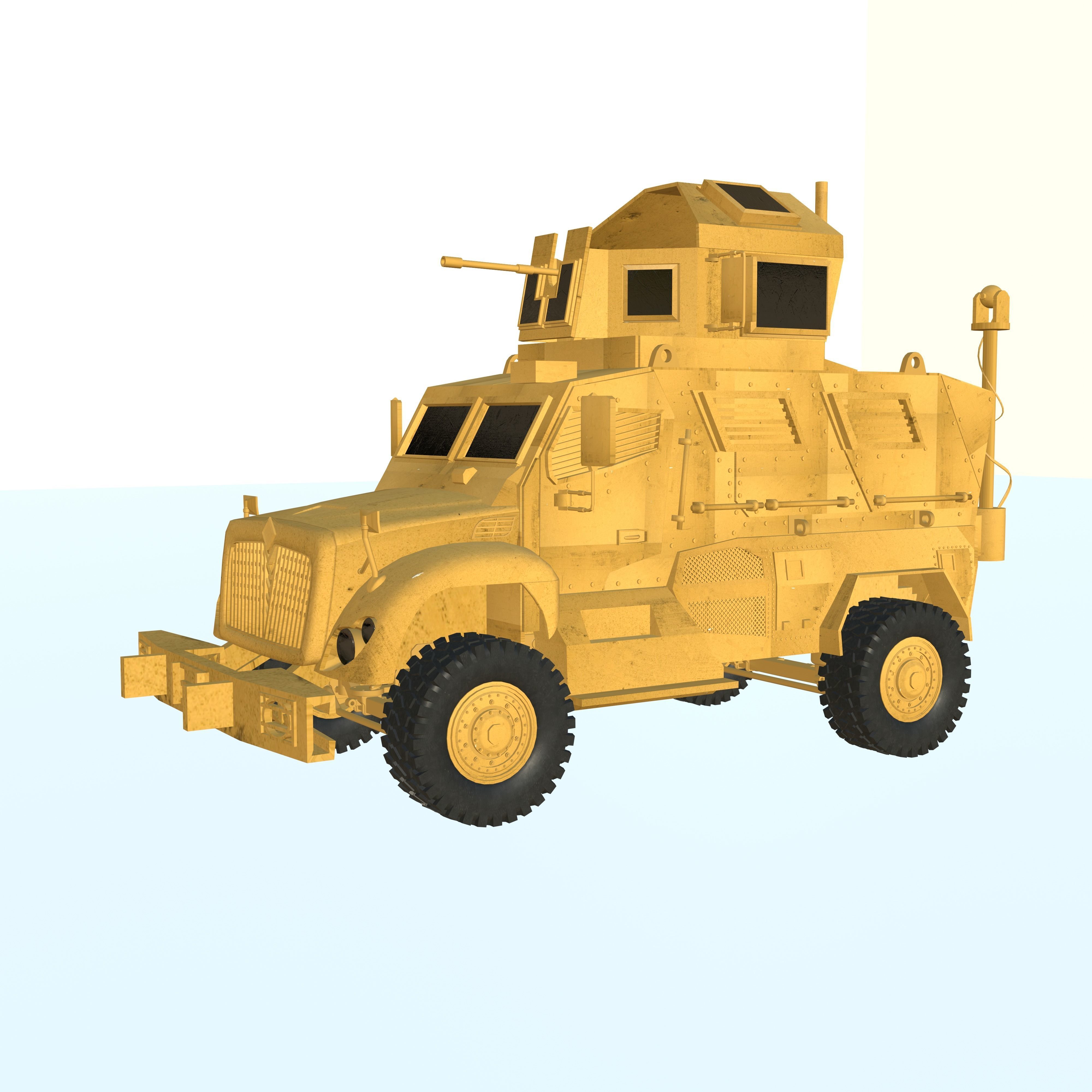 3D model Navistar MaxxPro VR / AR / low-poly | CGTrader
