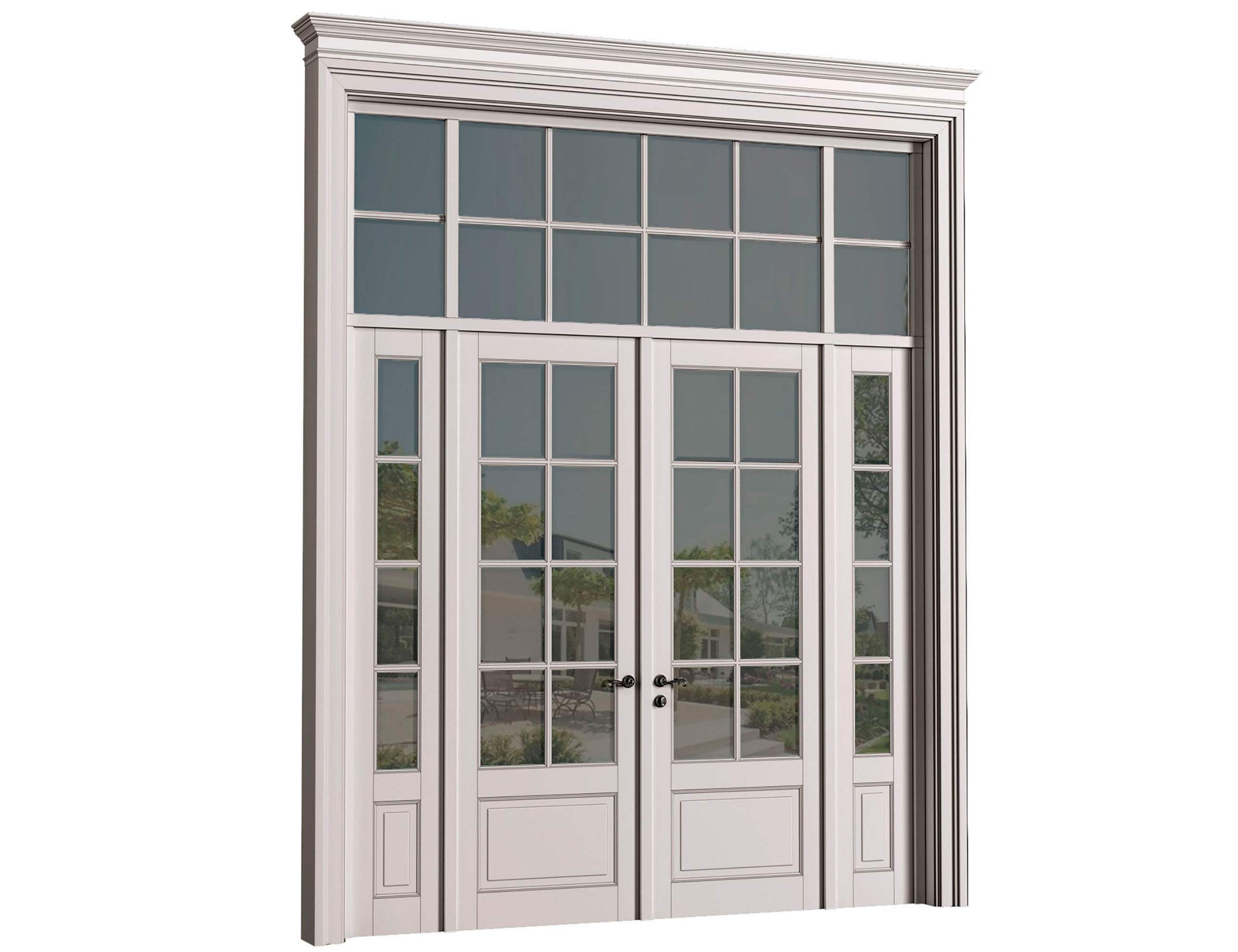 Entrance Outdoor classic street Doors 3D model | CGTrader