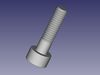 M4 screw and Nut 3D model 3D printable | CGTrader