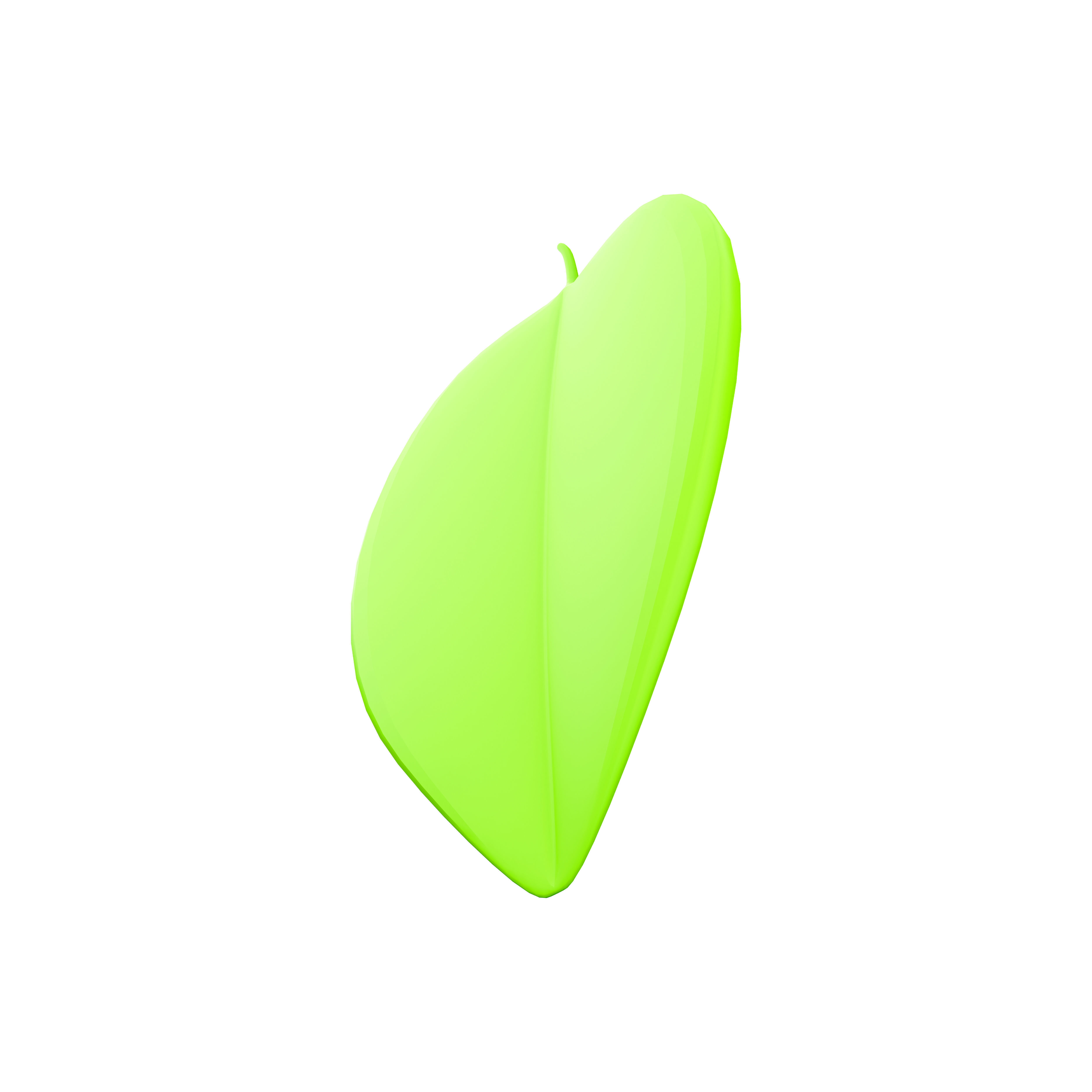 3d green leaf icon 3D model | CGTrader