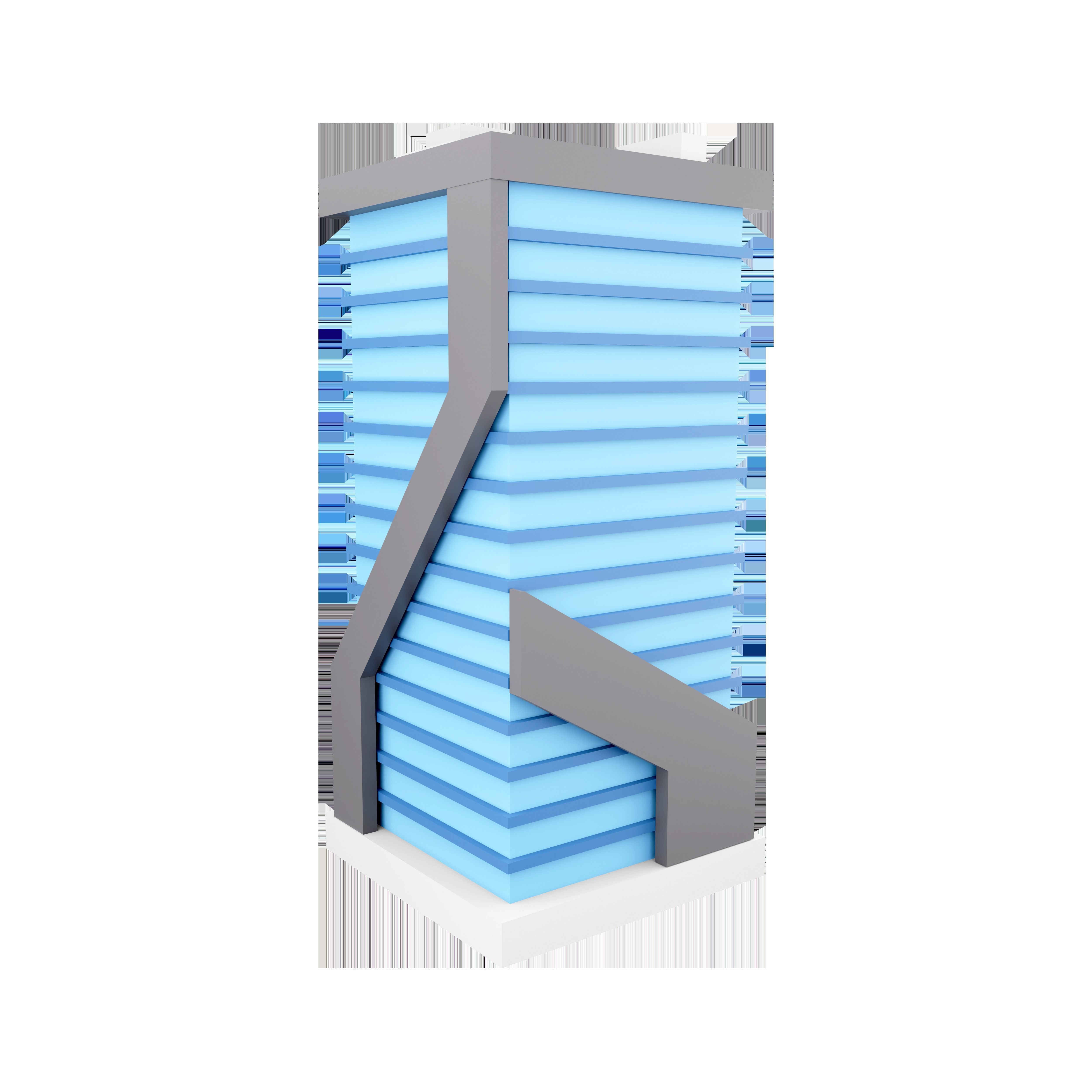 3D apartment or Condominium luxury building icon 3D model | CGTrader