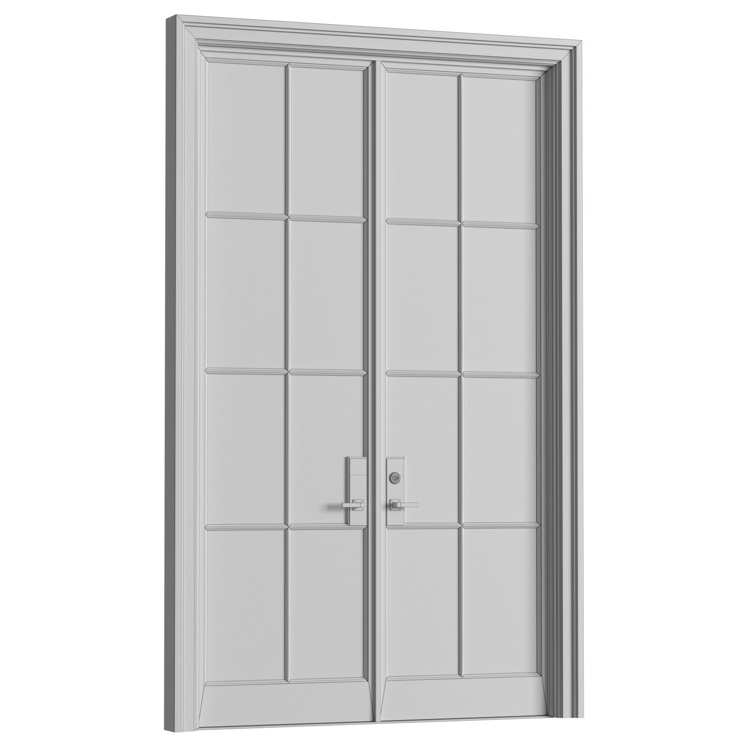 Entrance modern street Doors 3D model | CGTrader