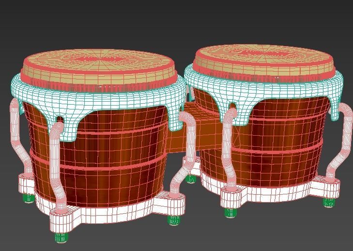 indian Tabla 3D model | CGTrader