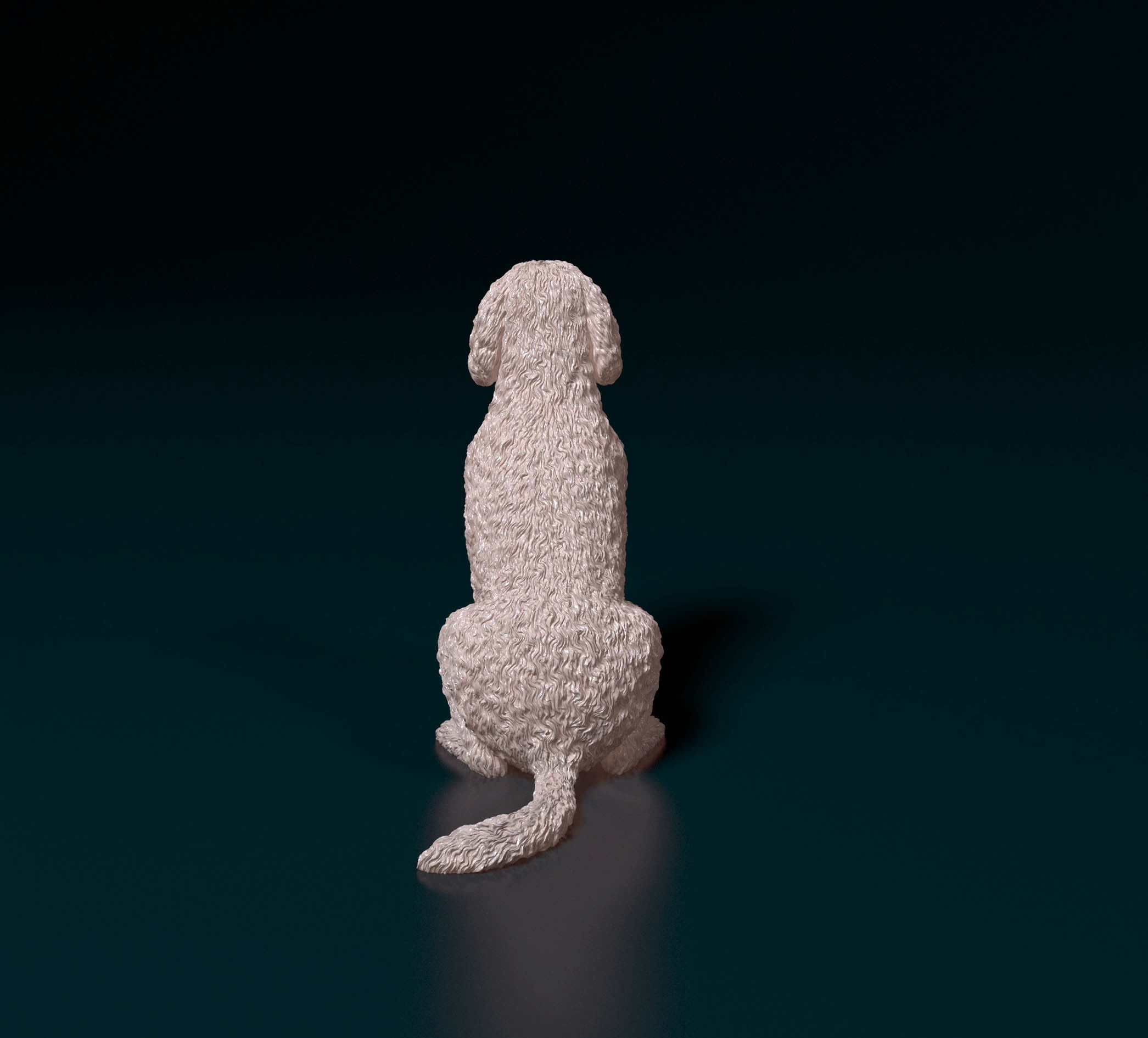 Labradoodle 3D model 3D printable | CGTrader