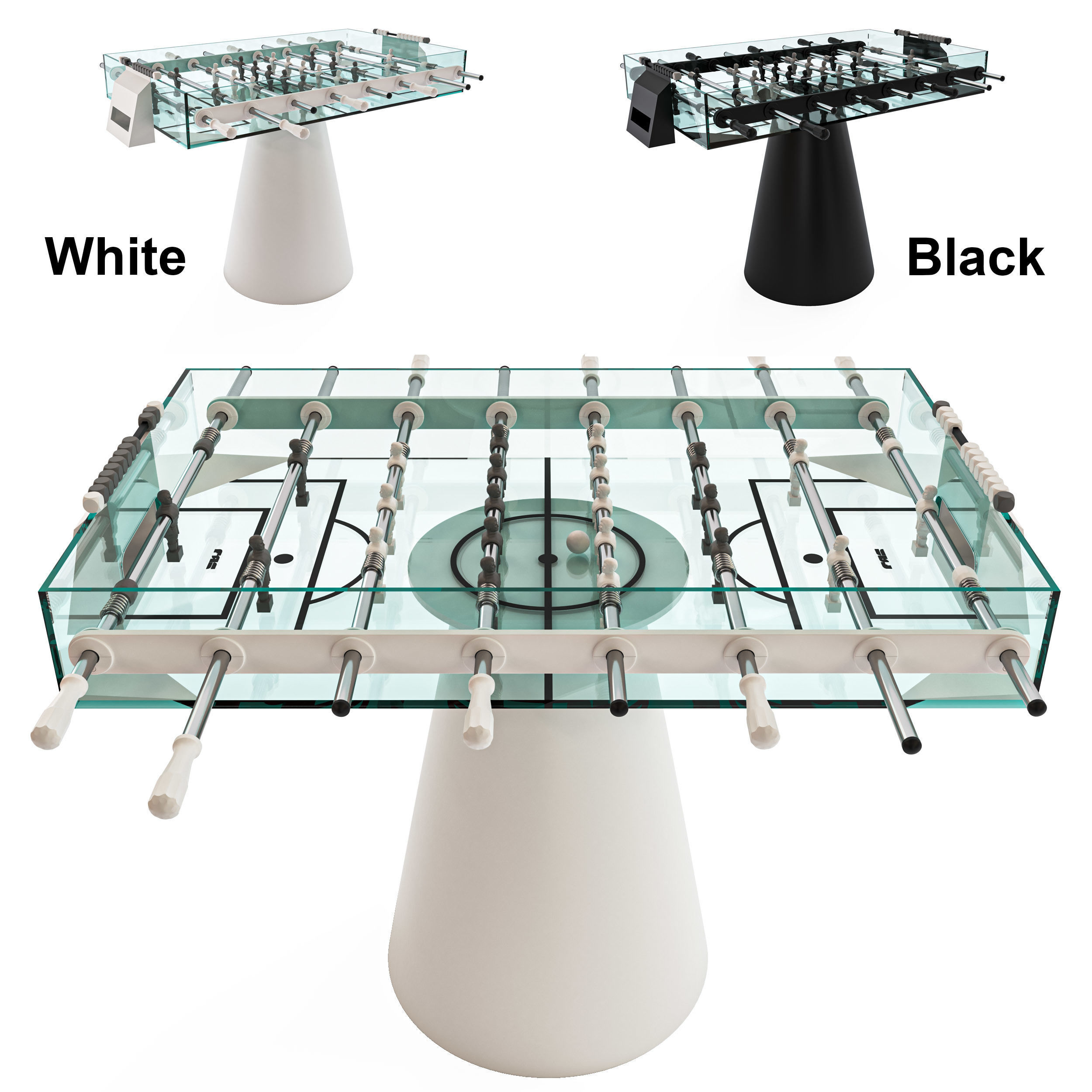 Table football Ghost by FAS Pendezza 3D model | CGTrader