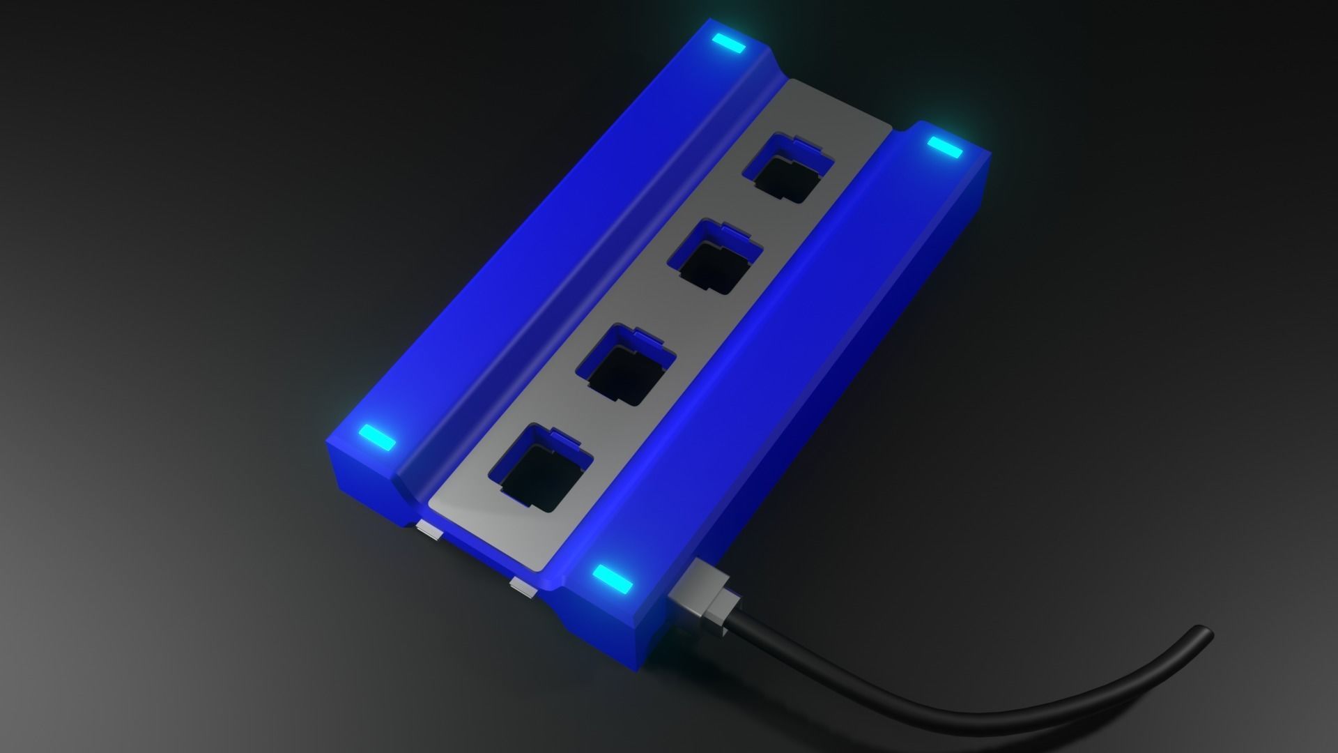 Sci fi hand held tool 3D model | CGTrader