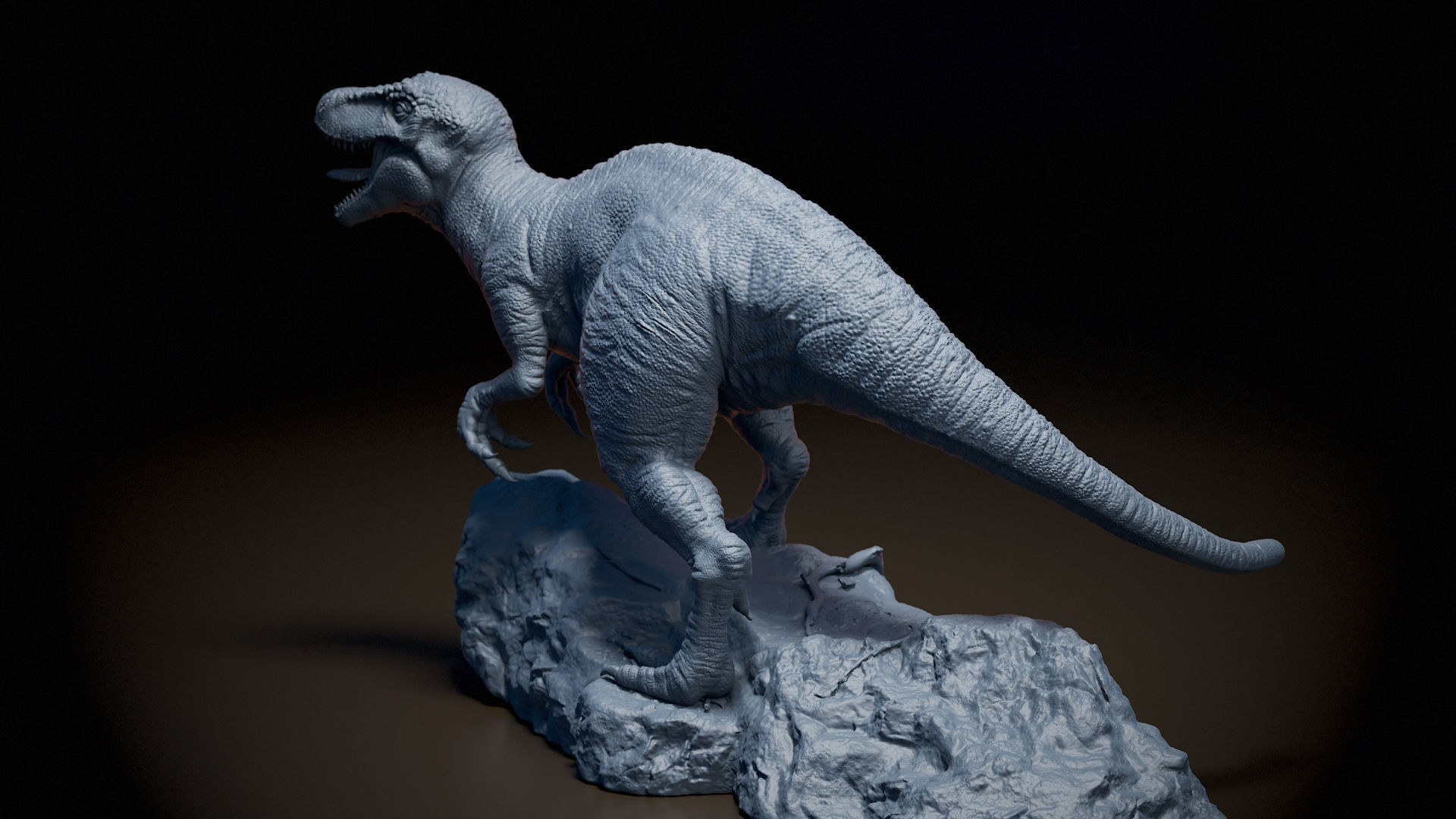 Dinosaur print STL 3D model 3D printable | CGTrader