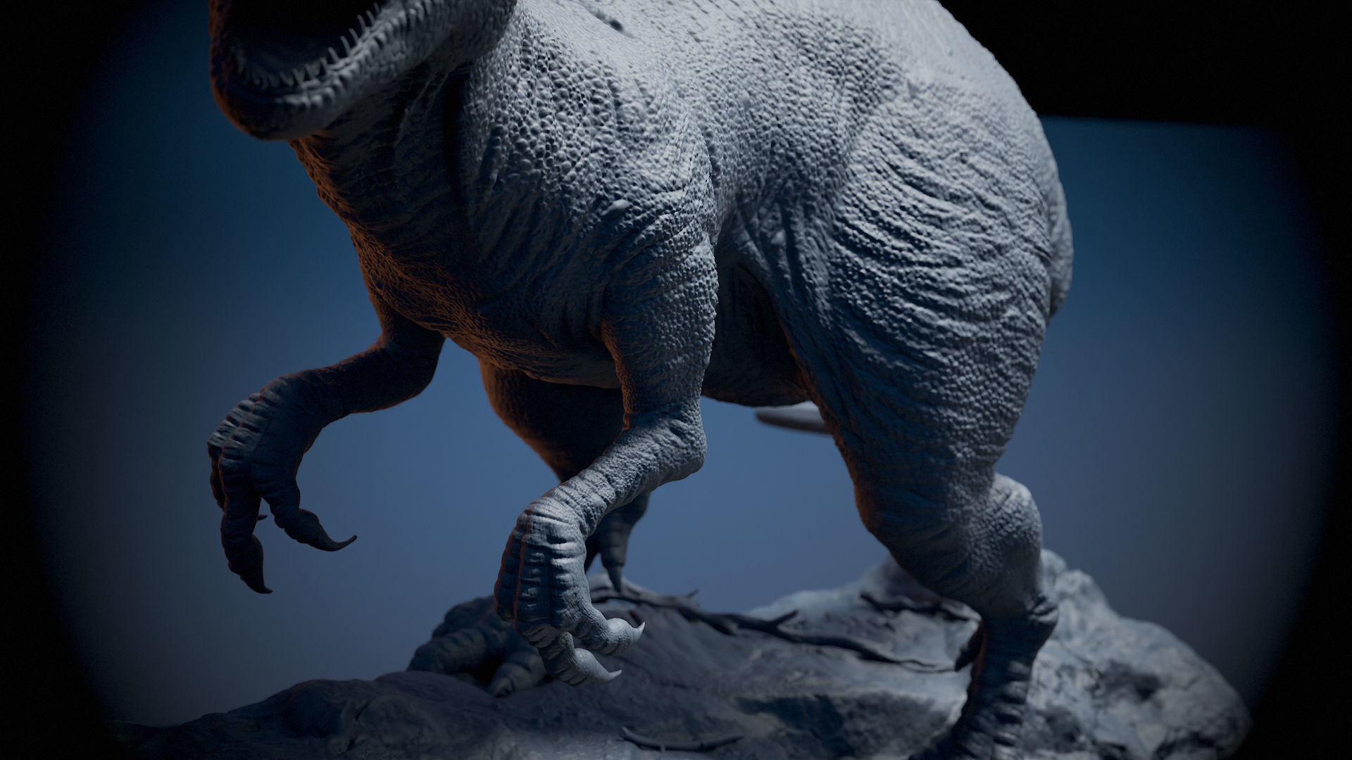 Dinosaur print STL 3D model 3D printable | CGTrader