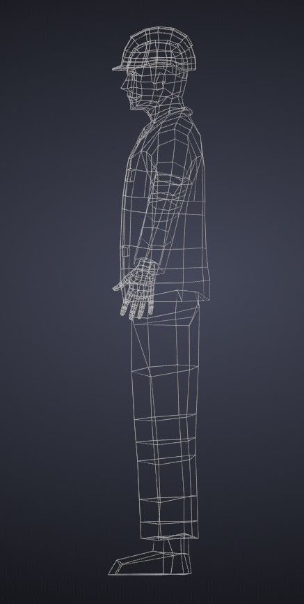 3D model Lowpoly Electric Engineer VR / AR / low-poly | CGTrader