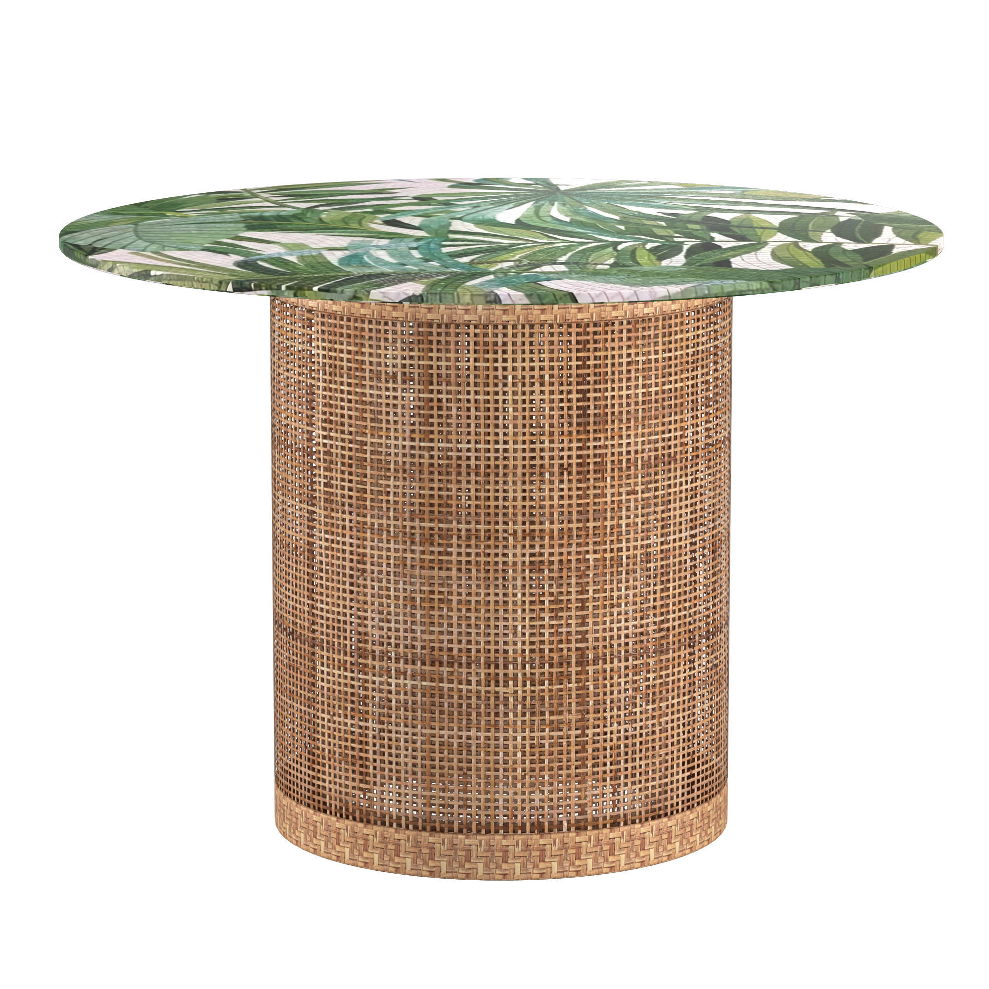 Rotan round outdoor table 3D model | CGTrader