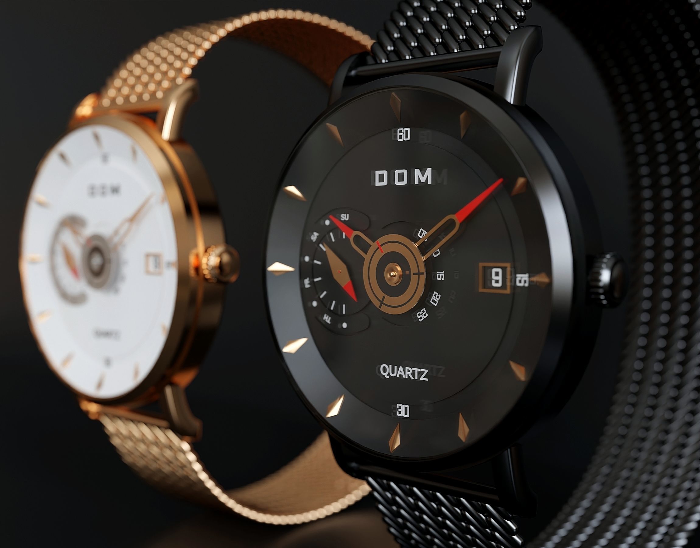 Mens wrist watch 22 3D model | CGTrader