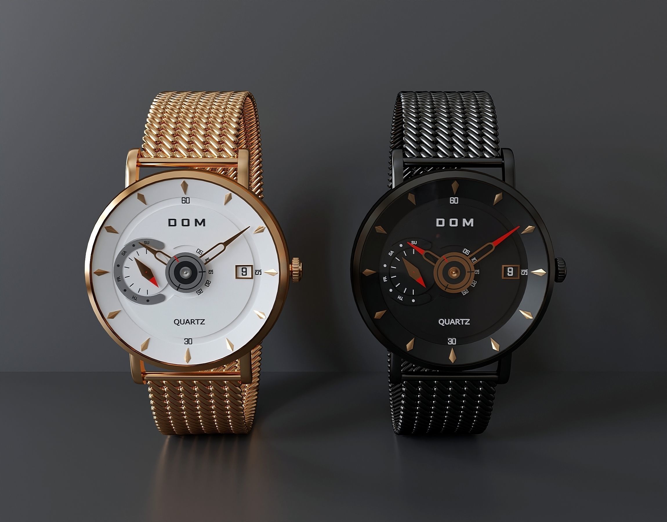 Mens wrist watch 22 3D model | CGTrader