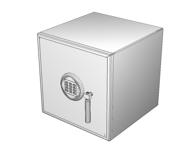 Modern Safe 3D Model .obj - CGTrader.com