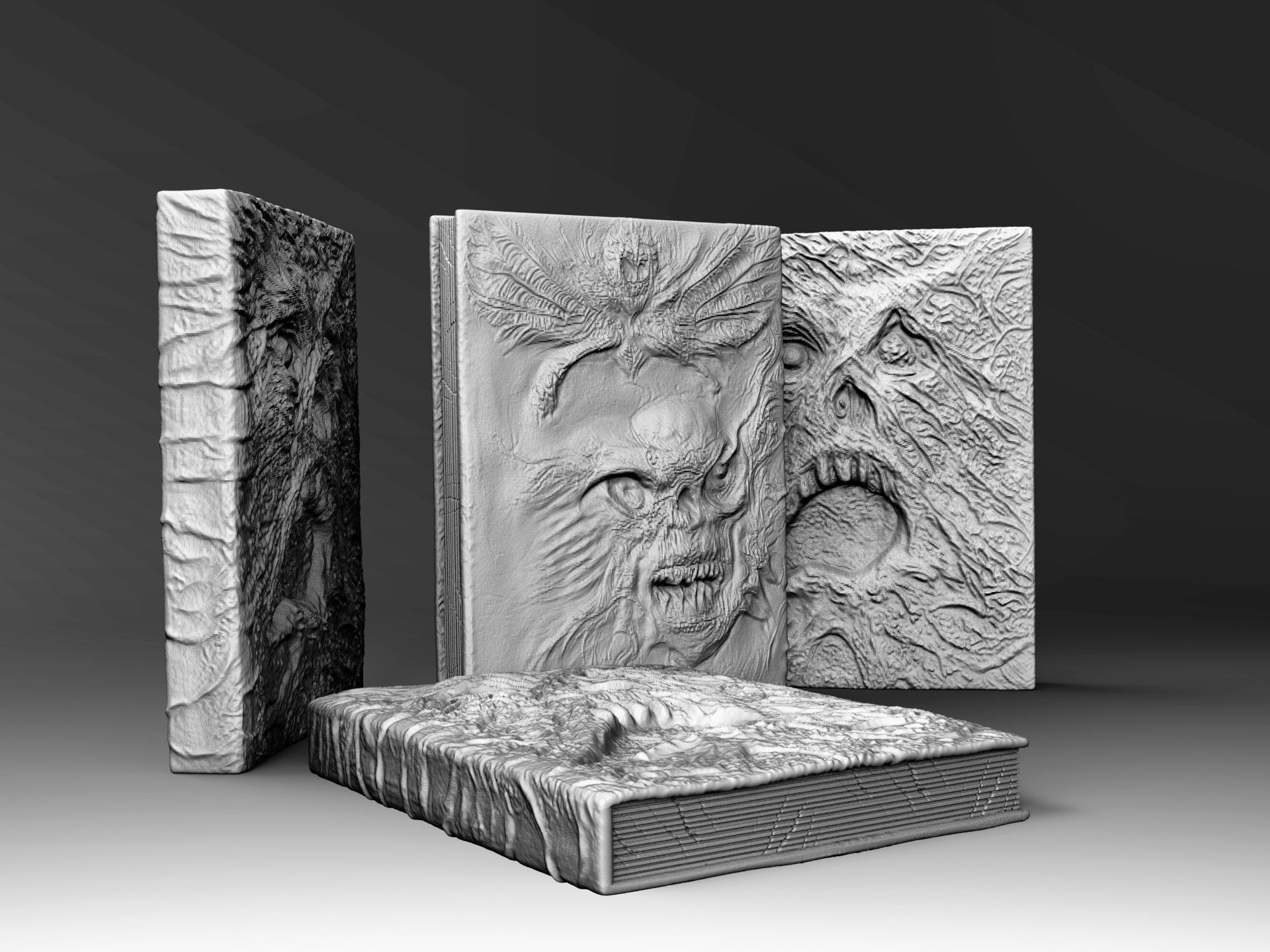 Necronomicon 3D model 3D printable | CGTrader