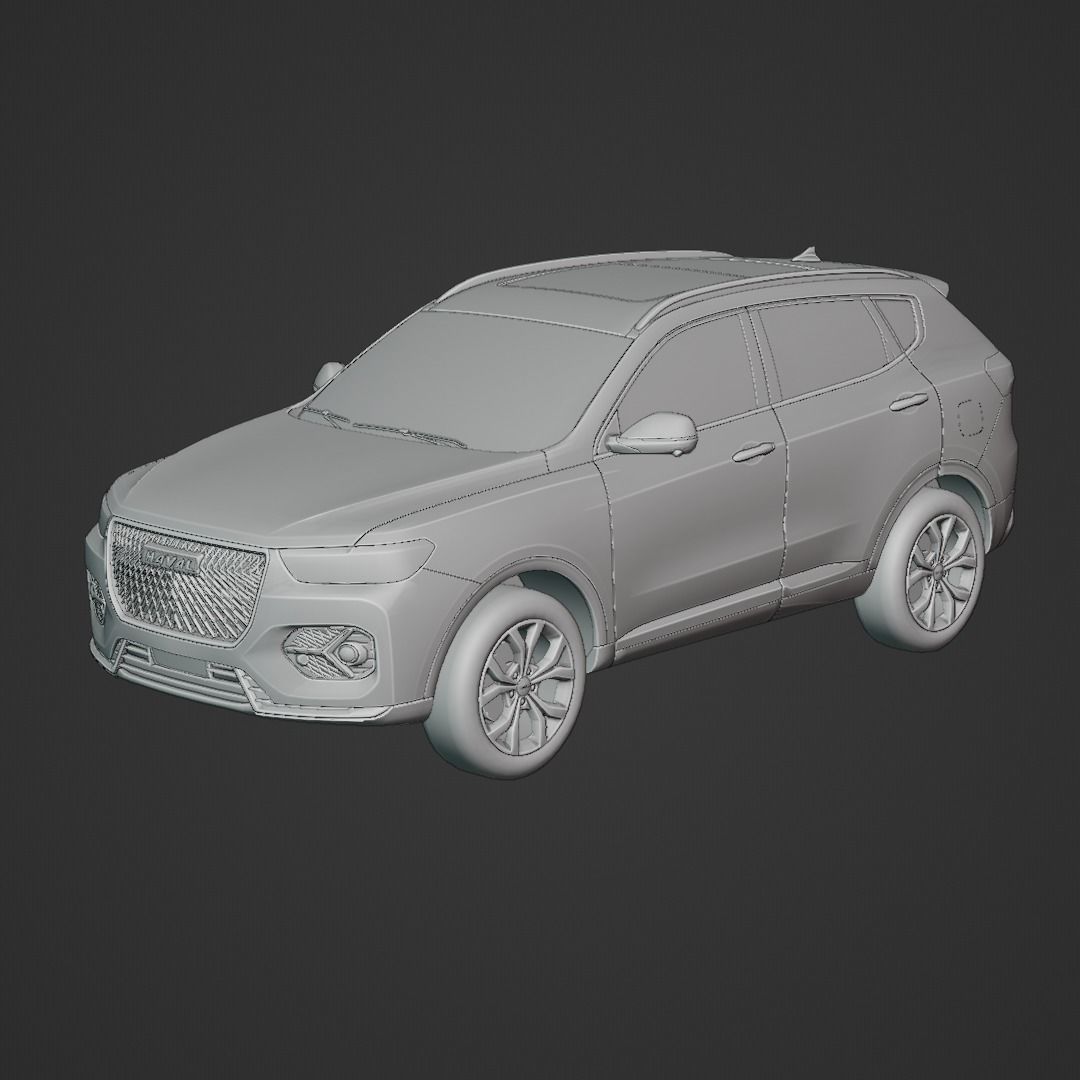 3D model Haval H6 2021 VR / AR / low-poly | CGTrader