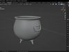 3D model Cauldron - Witches Cauldron 3D Model VR / AR / low-poly | CGTrader
